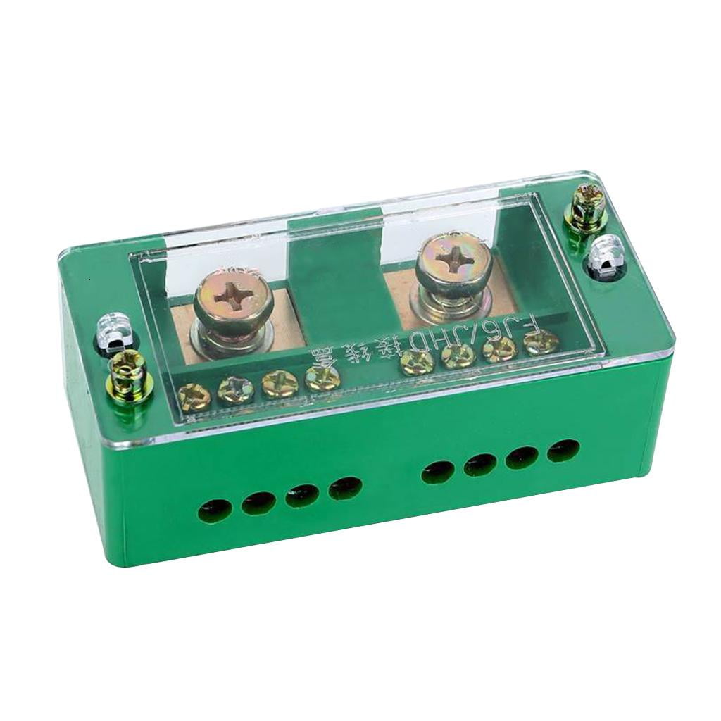 WE-POLUJ Wire Splitter Junction Box Terminal Block 2-IN 4/6/8/12-OUT ...