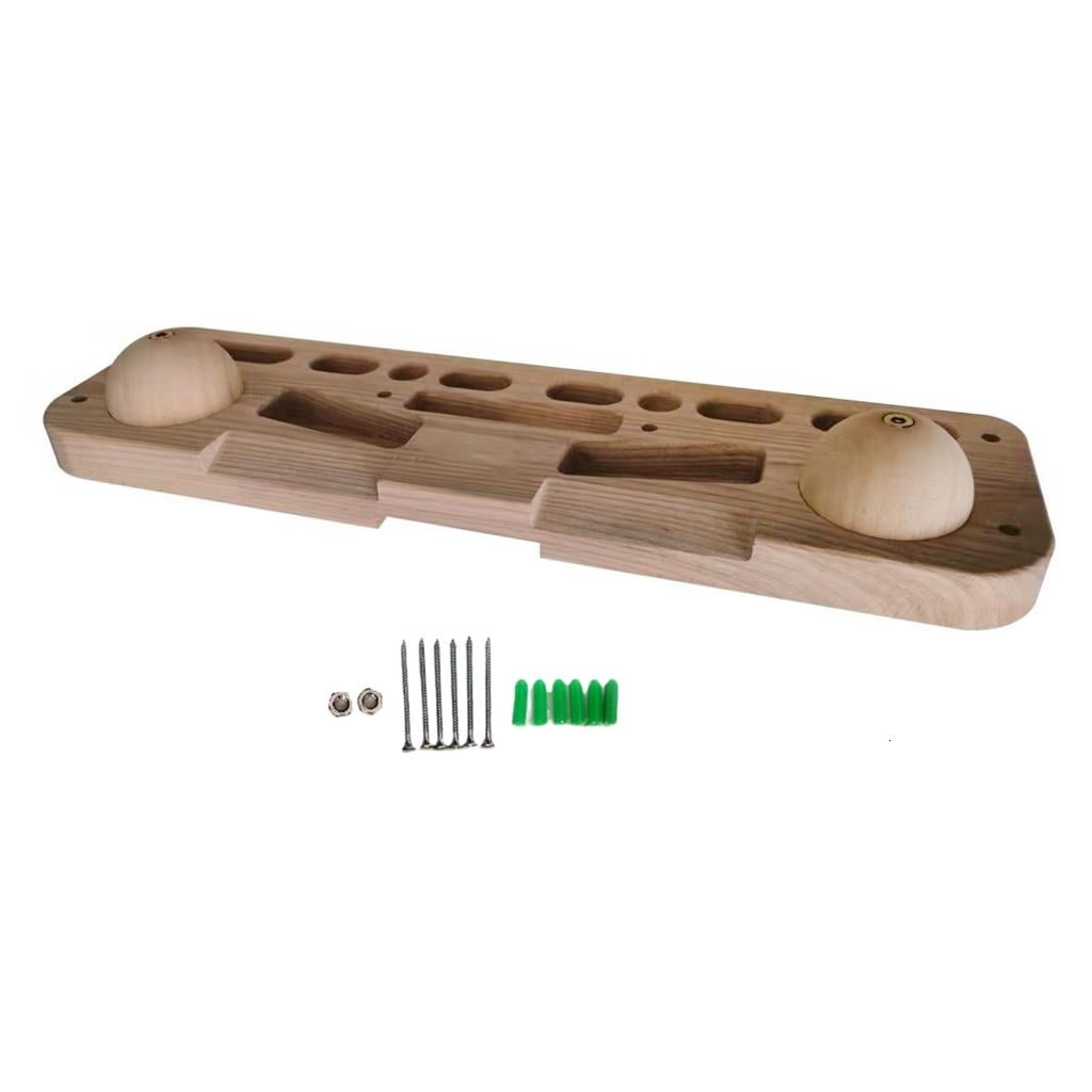 WE-POLUJ Wood Climbing Fingerboard Doorway Hand Strengthener Equipment ...