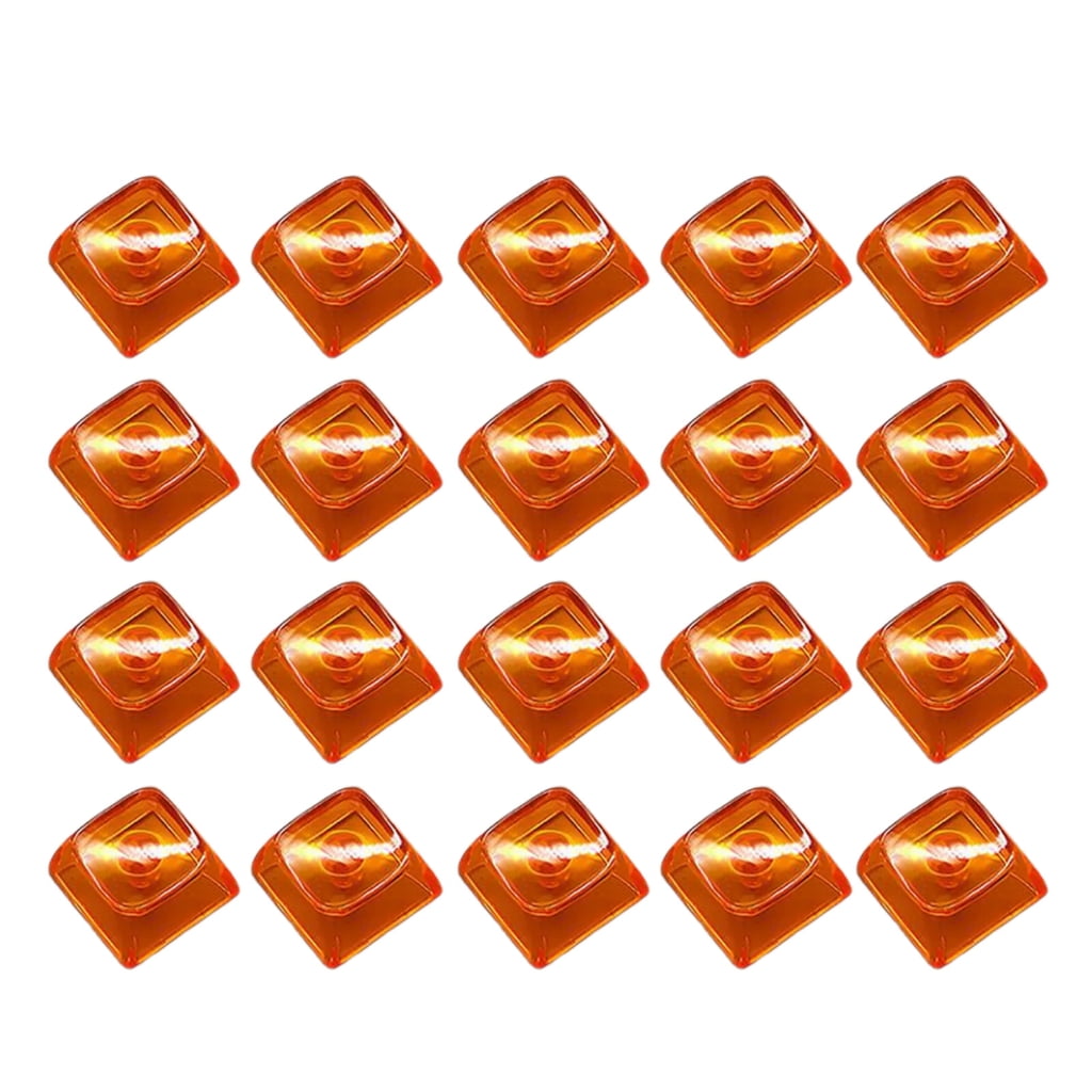 WE-POLUJ XDA Keycaps Mechanical Keyboard 1U Caps Blank Transparent ...