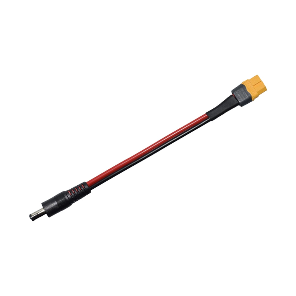 WE-POLUJ XT60 Male to DC5521 Adapter Cable Supports 15A Current for FPV Goggles and Solar Panel ...