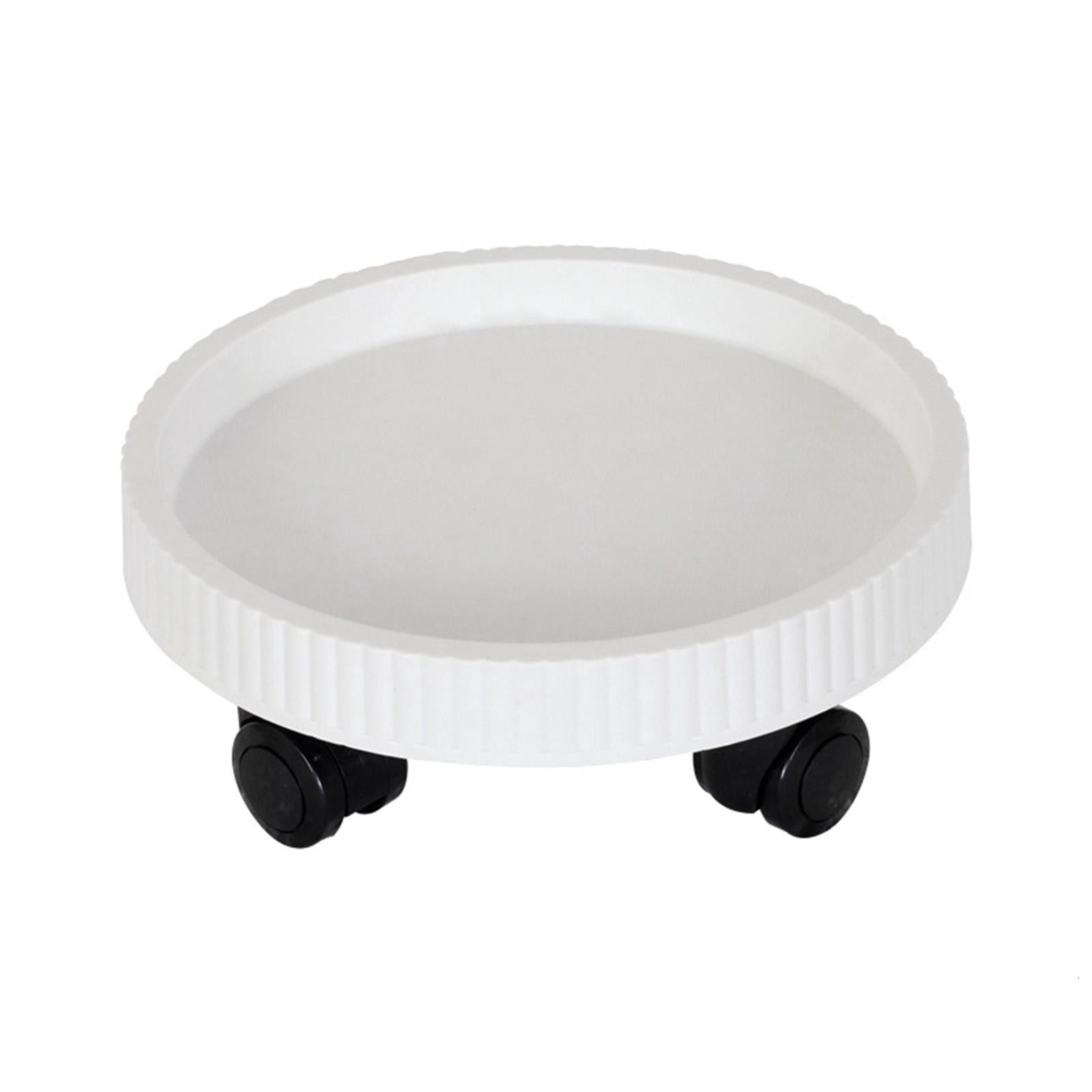 WE-POLUJ for Creative Flower Pot Tray Heavy Duty Round Plastic Tray ...