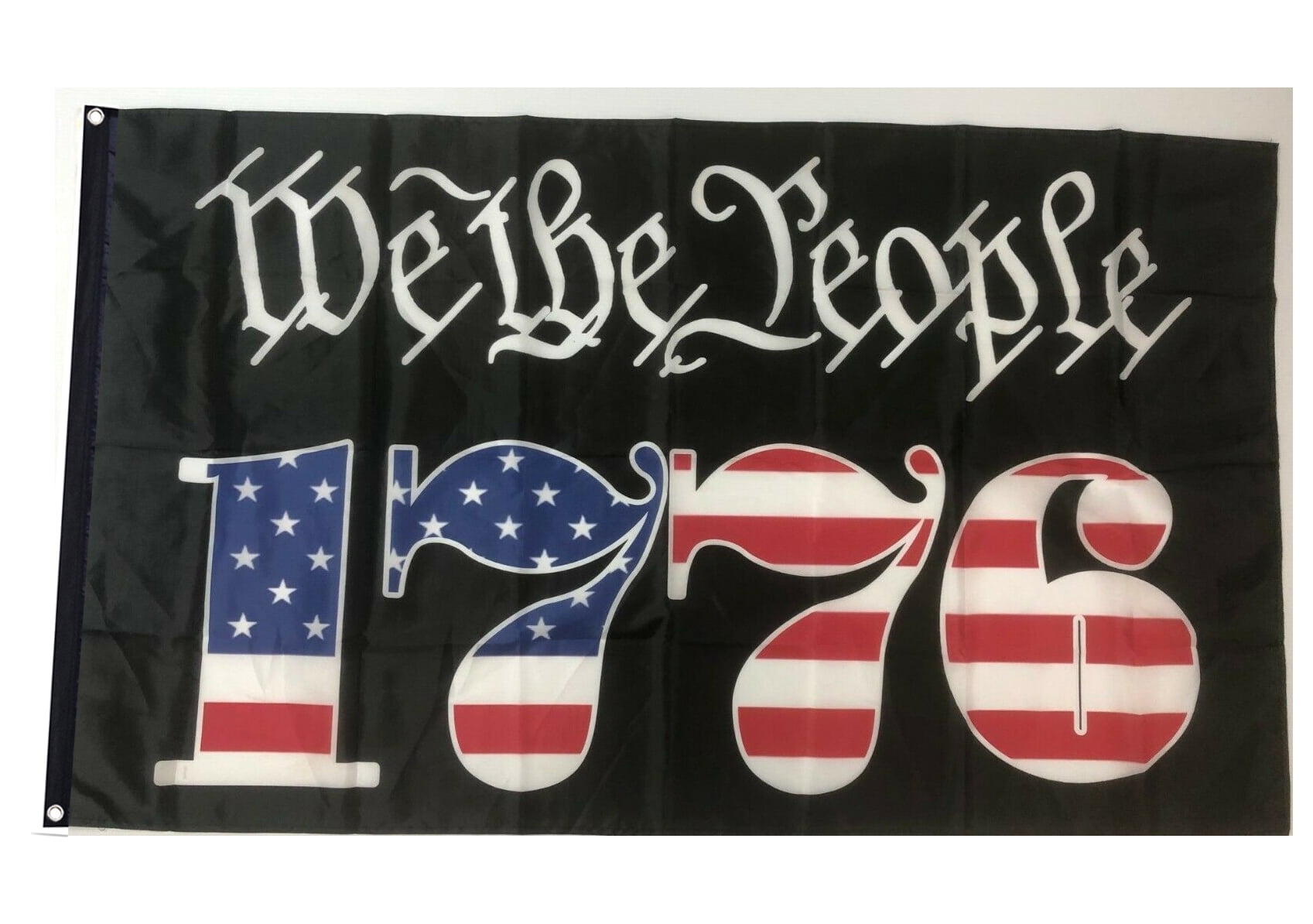 WE THE PEOPLE 1776 American Flag Polyester 3x5 FT Indoor Outdoor Banner ...