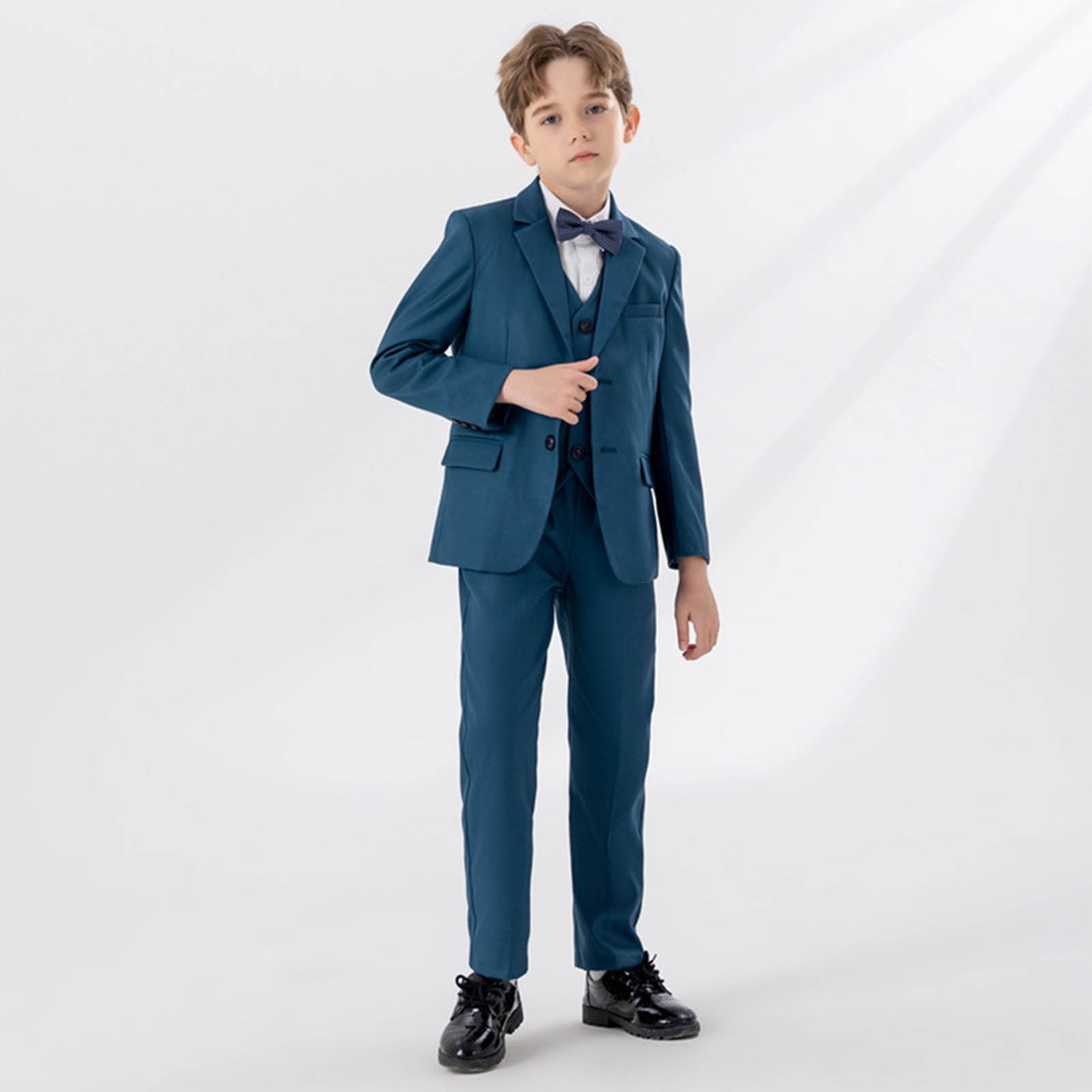 WEAIXIMIUNG Boys Clothes Size 8 Boys Business Suits Coat 4 Piece Outfit ...