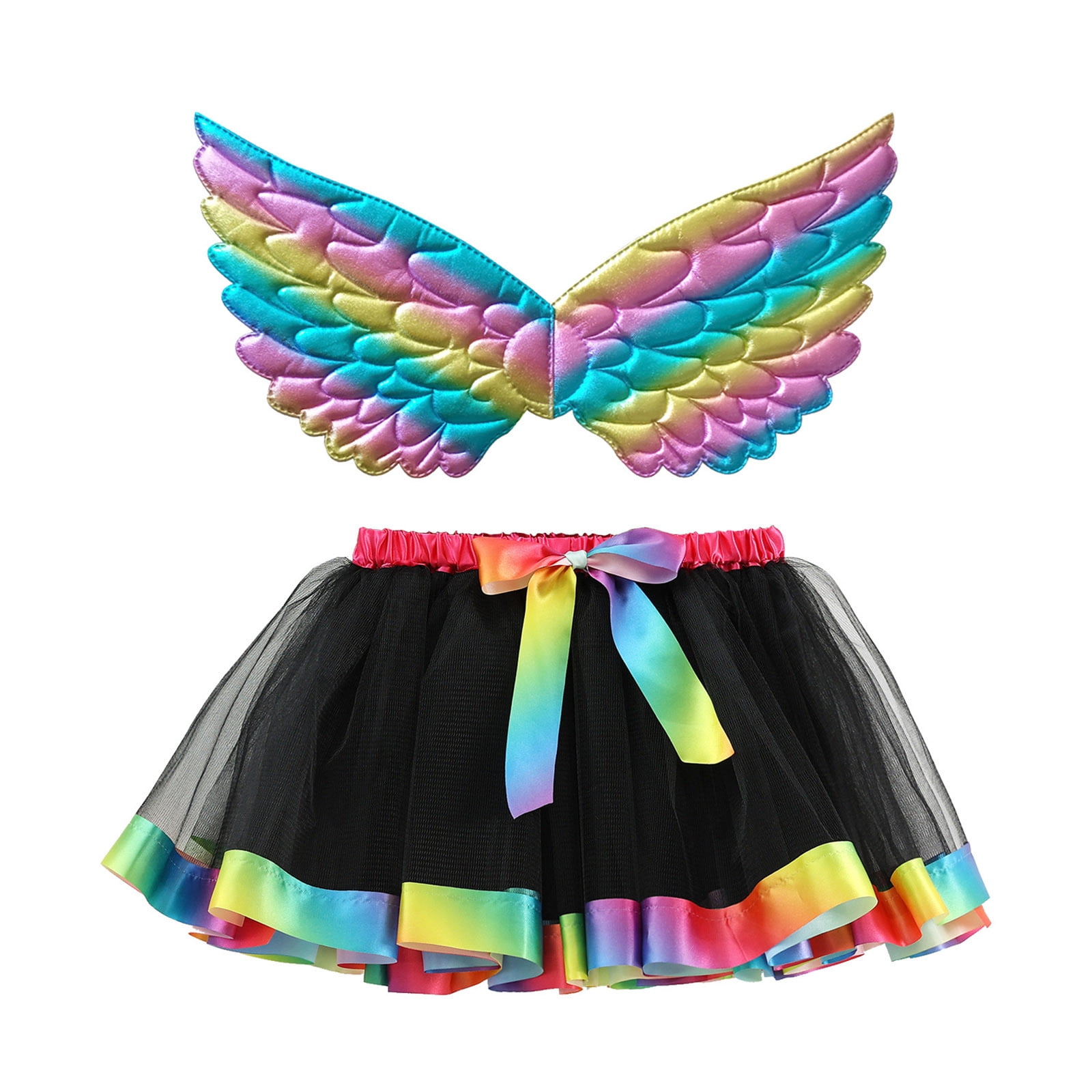 WEAIXIMIUNG Carnival Kids Girls Ballet Skirts Holiday Party Dance Skirt ...