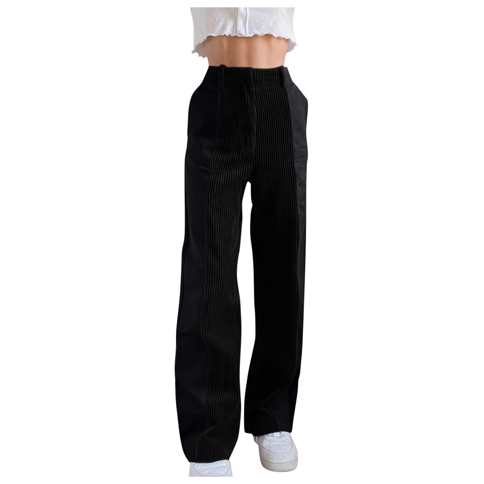 WEAIXIMIUNG Extra Long Linen Pants Women Tall Women's Medium Waist ...