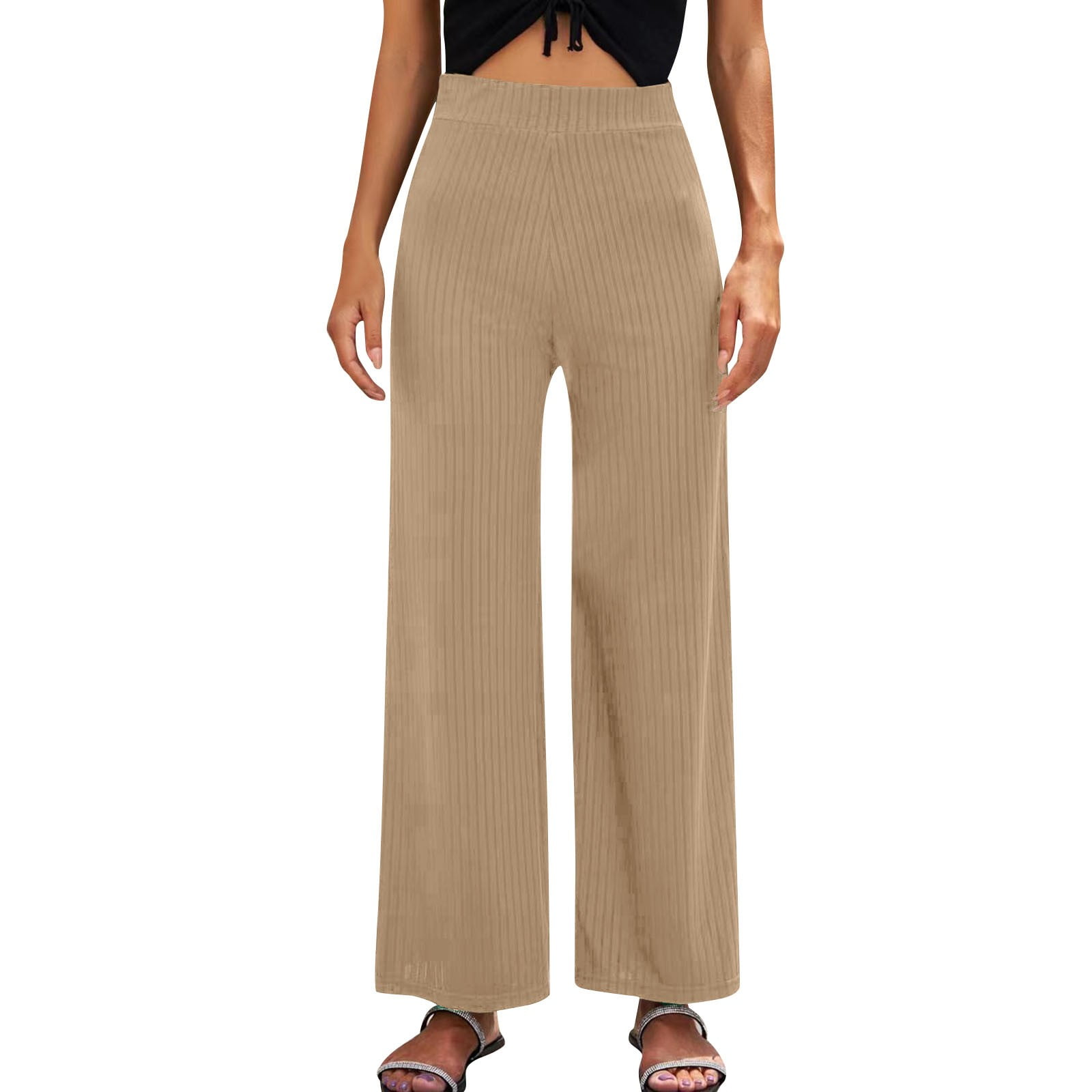 Weaiximiung Female Trouser Sweatpants Women Tall Women Elastic Waist