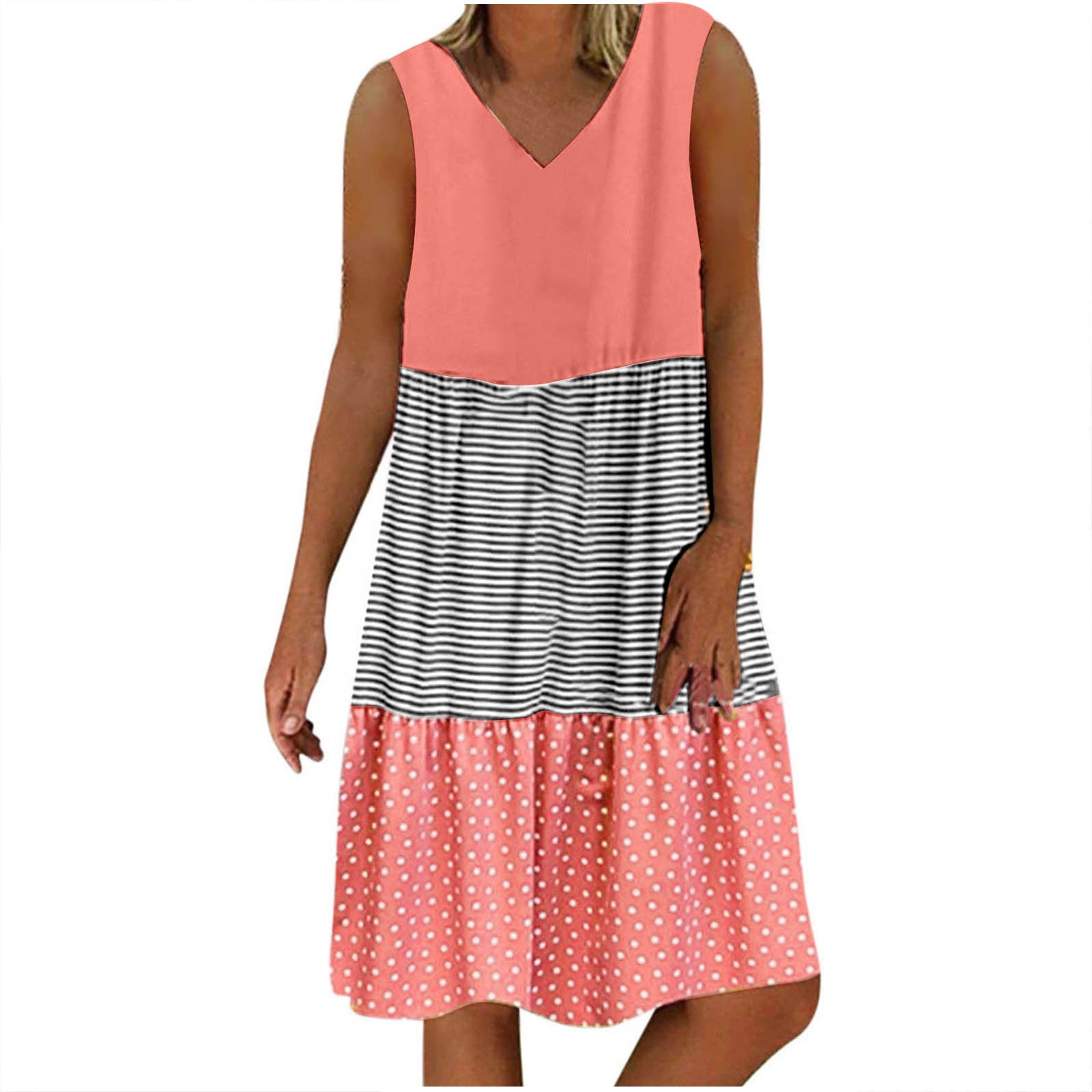 Weaiximiung Maxi Dress For Women Beach Vacation Boho Summer Dresses For