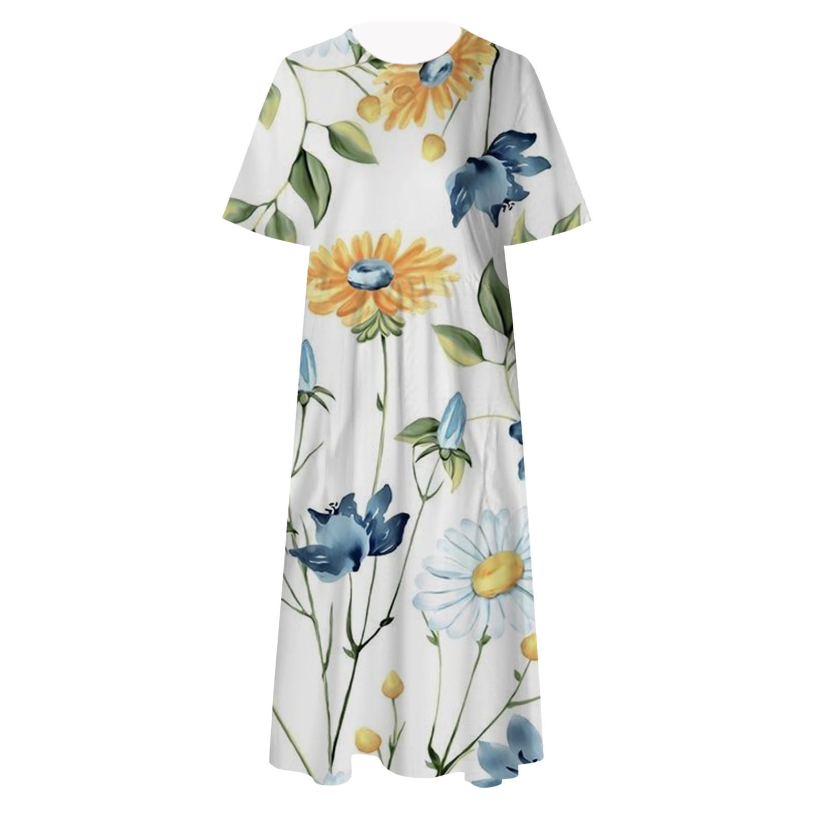Weaiximiung Maxi Dress For Women Beach Vacation Short Womens Casual