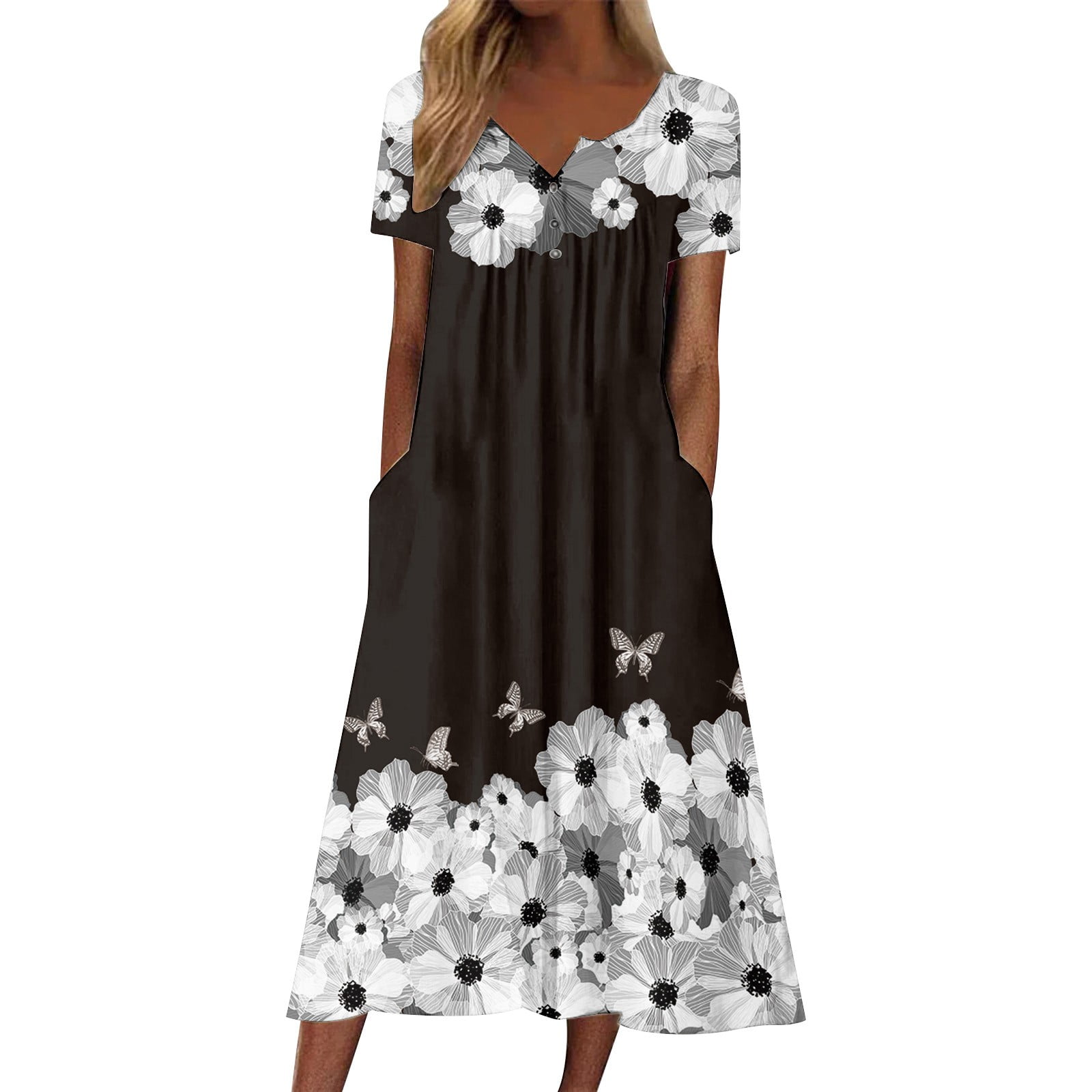 Weaiximiung Maxi Dress For Women Casual Summer Women Summer Casual