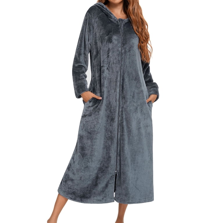 Winter Robes With Snaps Womens Snap Front Robes Etsy Canada