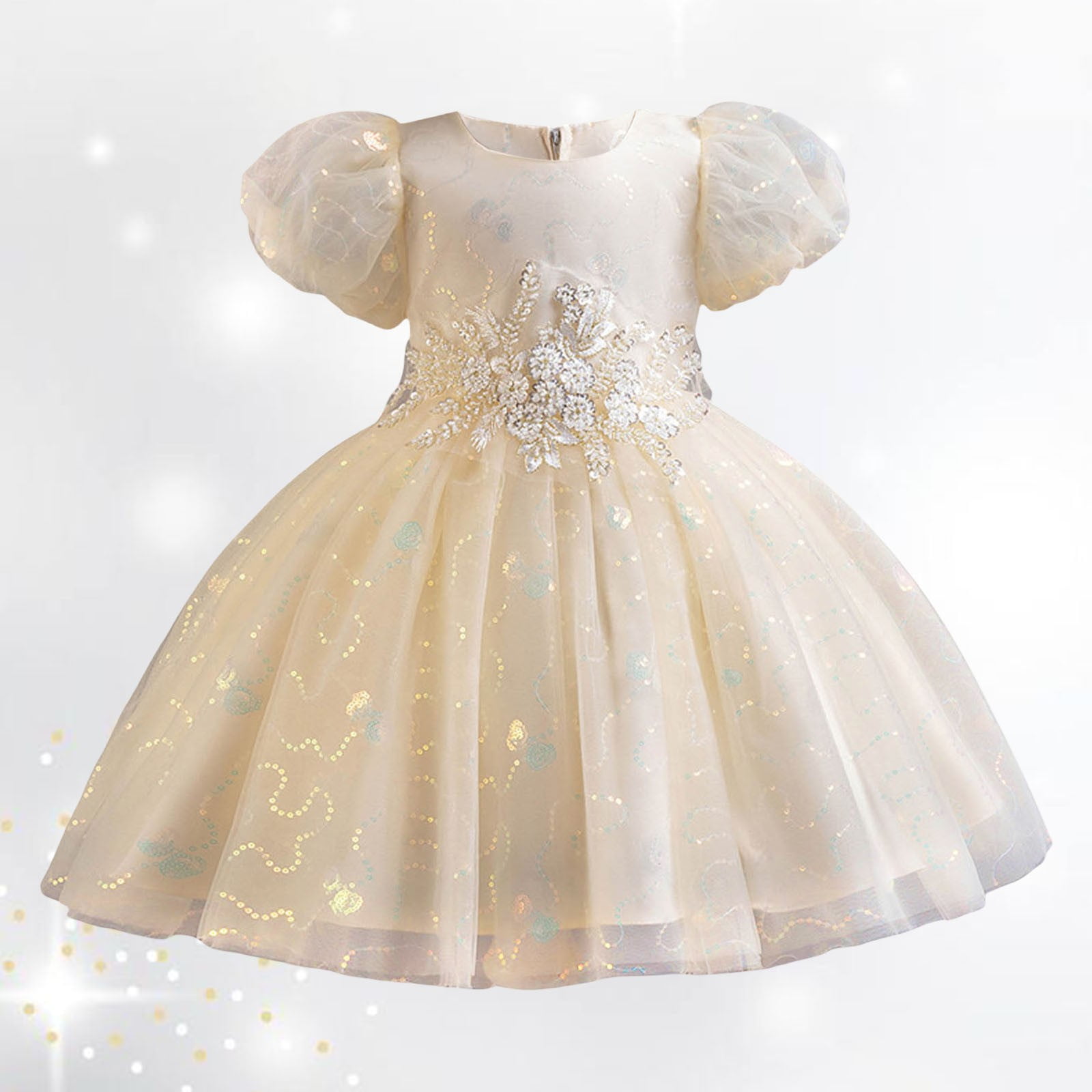 WEAIXIMIUNG White Dresses for Graduation Girls Child Girls Pageant ...