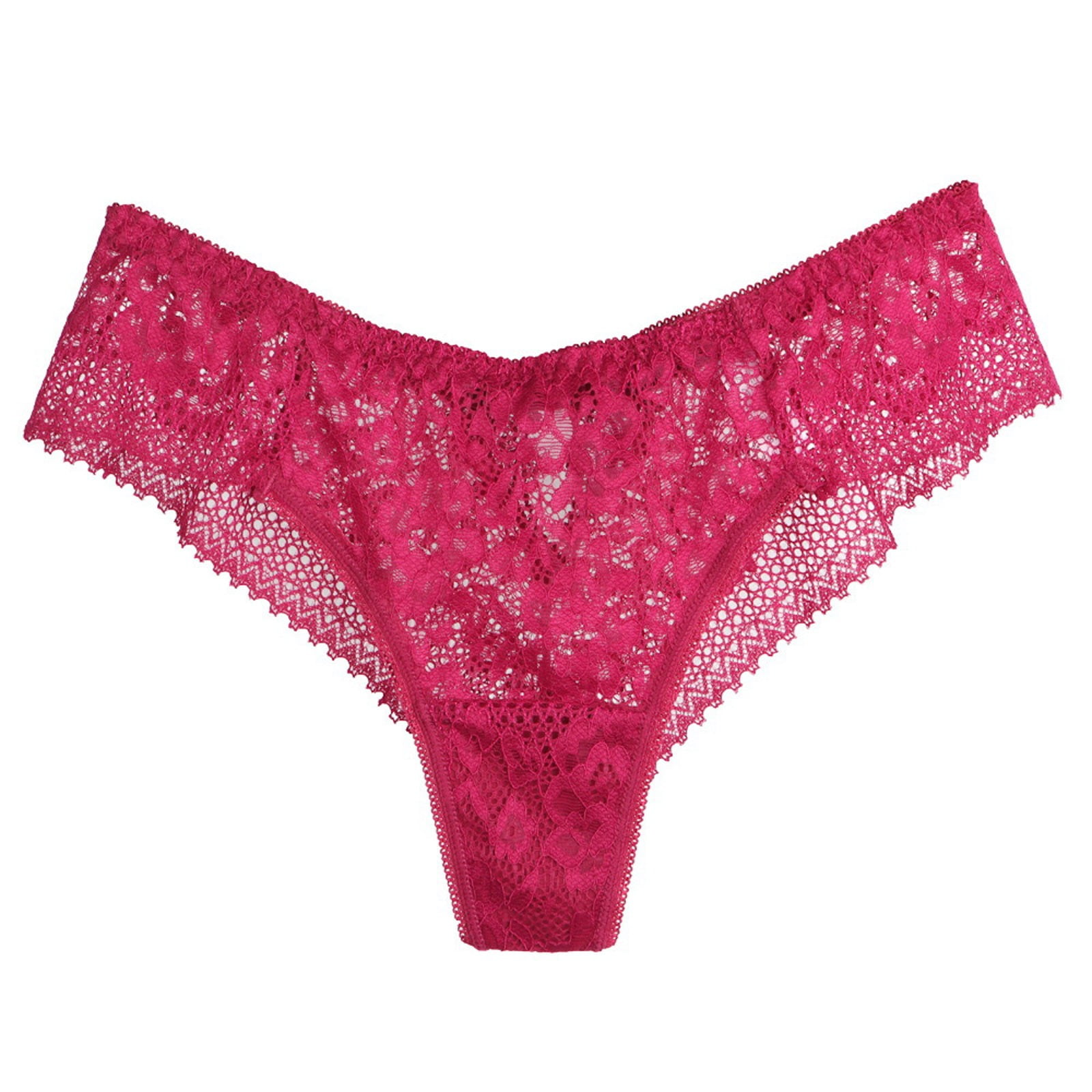 Weaiximiung Womens Panties Plus Size High Cut Thong Womens Lace