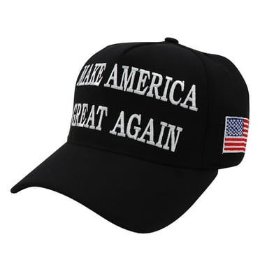 Trump MAGA Hat - Black Make America Great Again Cap - Walmart.com