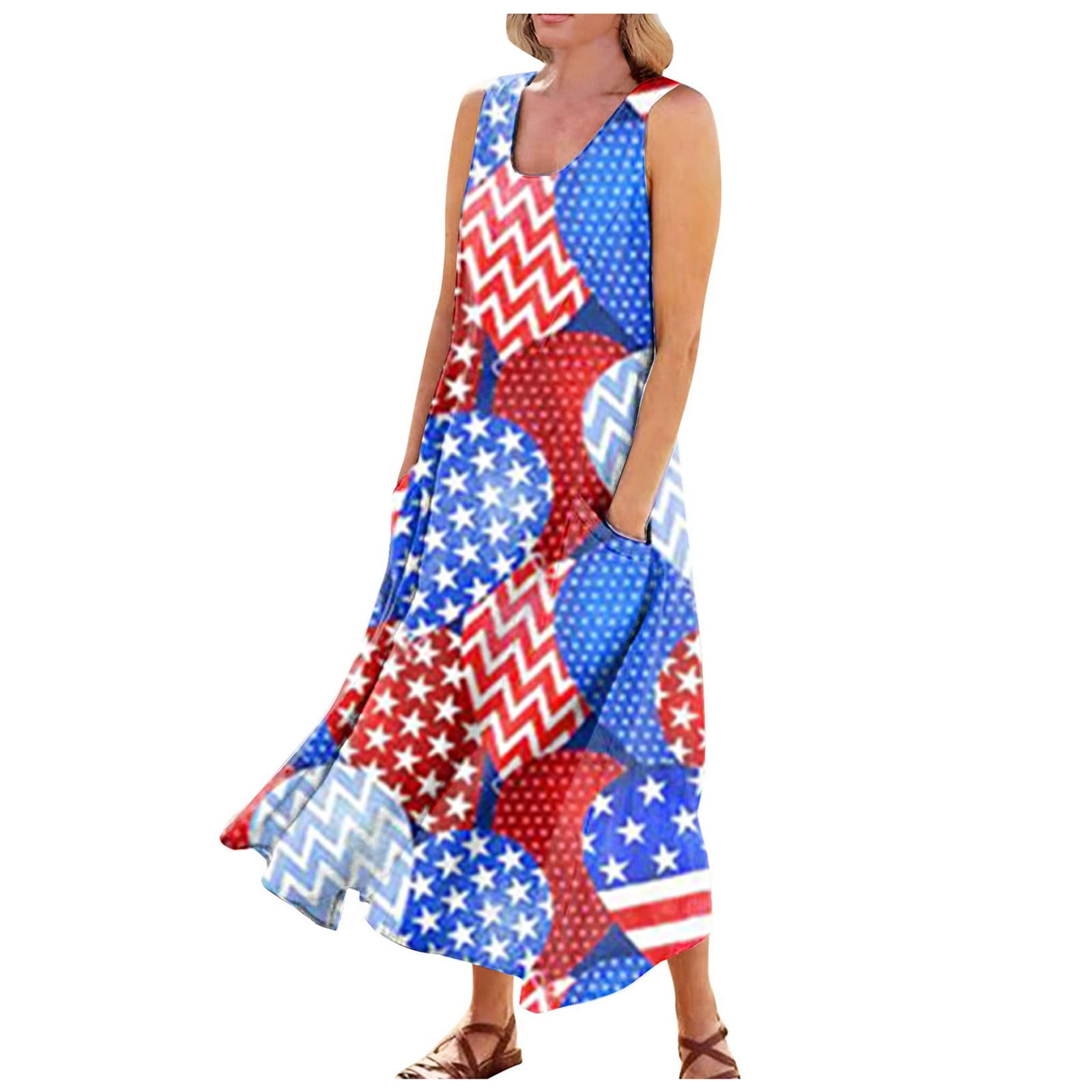 WEANT Plus Size Dress for Curvy Women, Women's Formal Dress, Crewneck ...