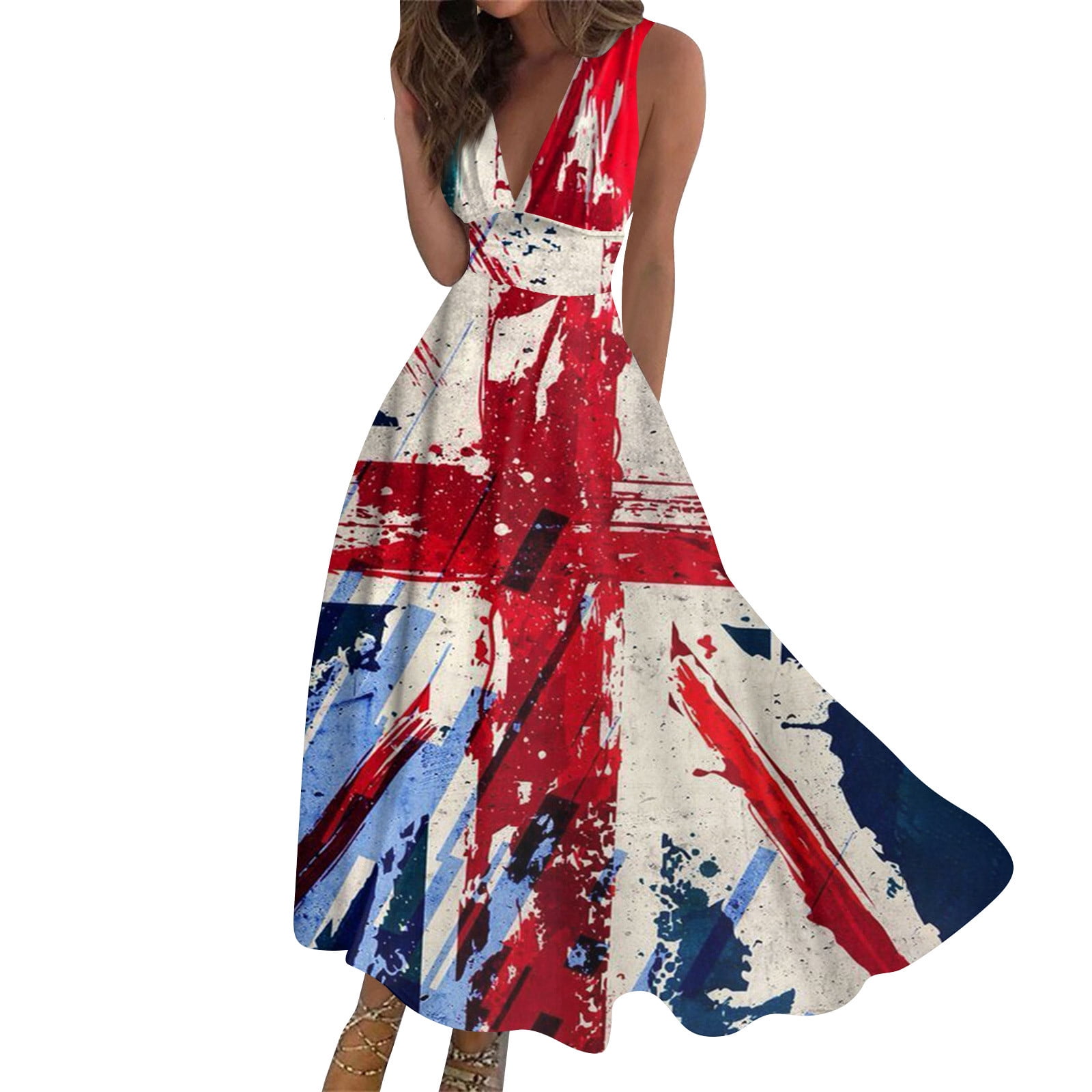 WEANT Spring Dress for Women 2024 Trendy, Women's Formal Dress, V Neck ...