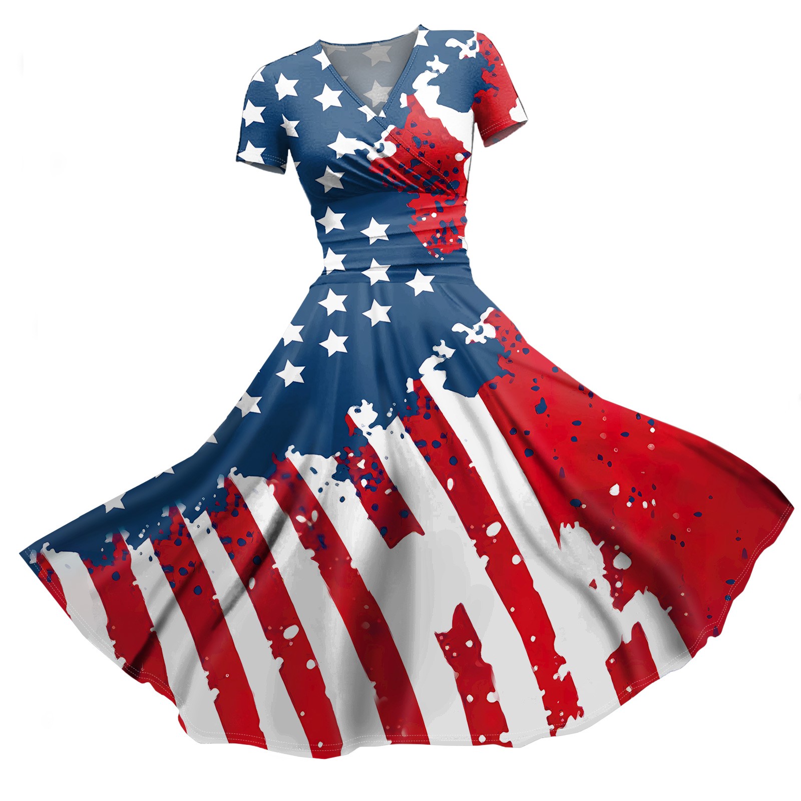 WEANT Summer Maxi Dress for Women 2024, Full Skirt Dress for Women, V ...