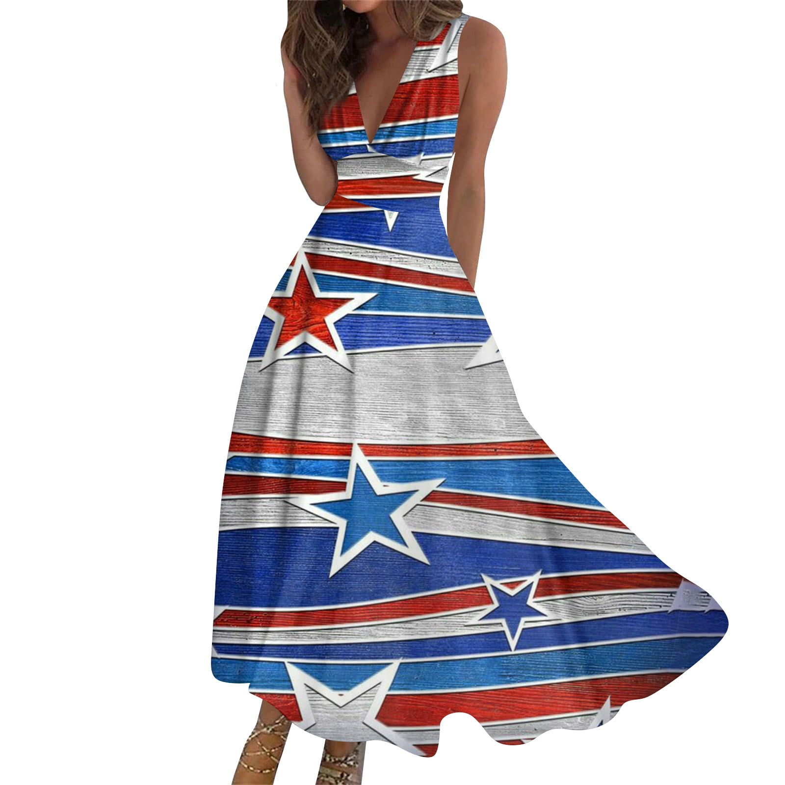 WEANT Summer Outfits for Women 2024, Casual Dress for Women, V Neck ...