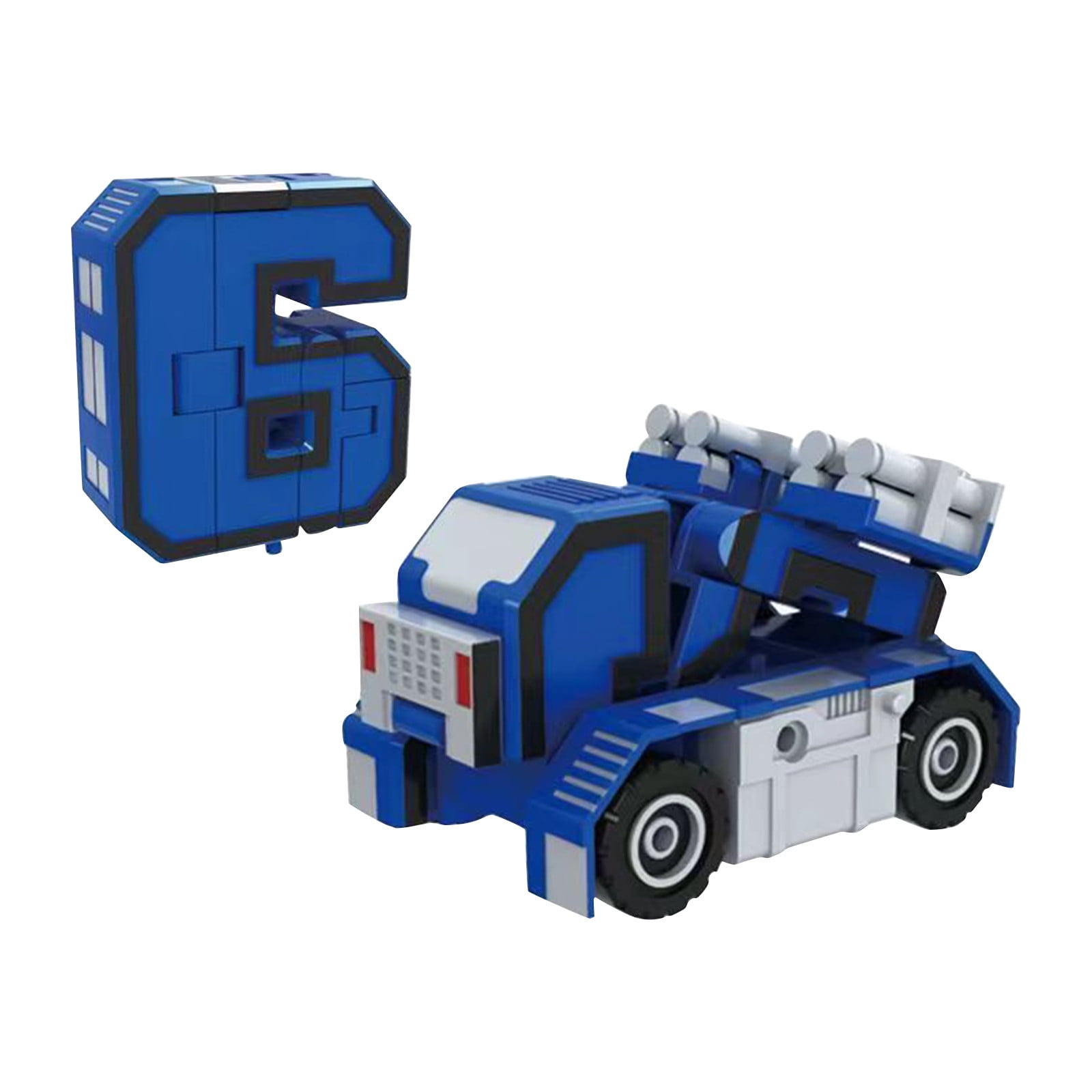 WEANTJ Number Transforming Toys, Number Bot Military Transforming Robet ...