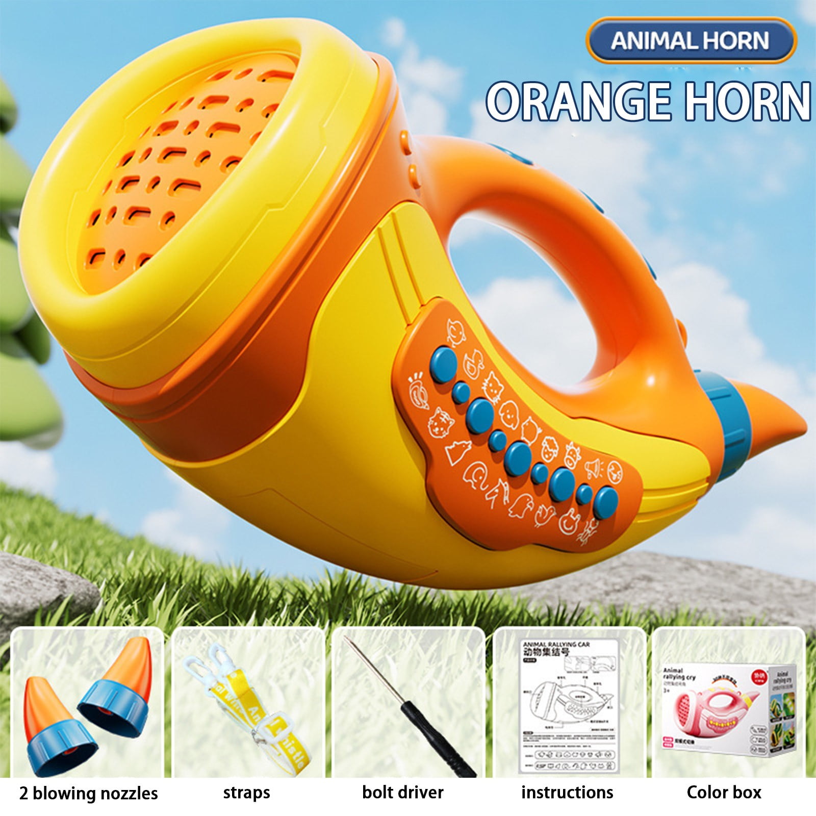 WEANTJ Outdoor Explore Animal Caller, Real Animal Sounds Toys For Kids ...