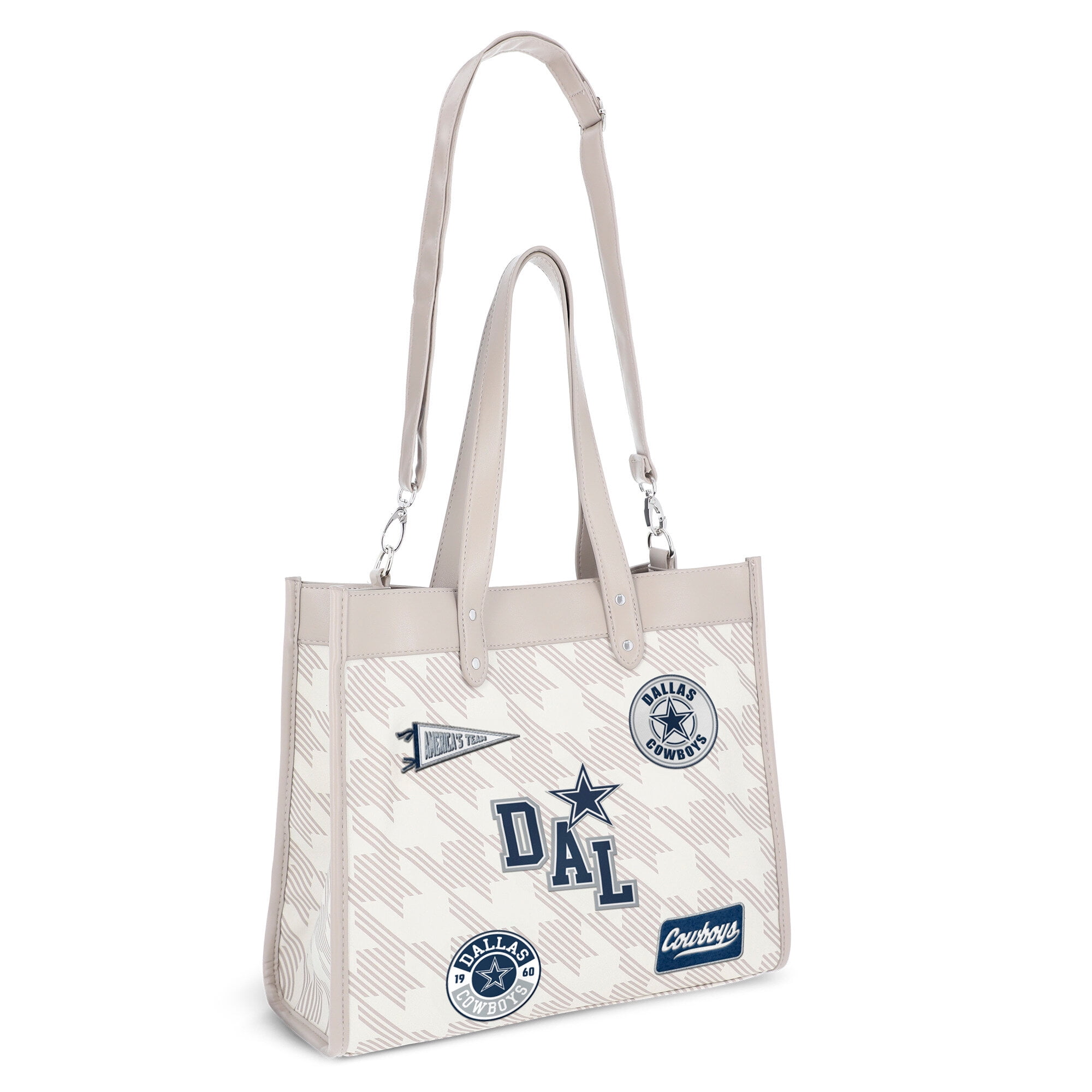 WEAR by Erin Andrews Dallas Cowboys Patch Printed Tote Bag - Walmart.com