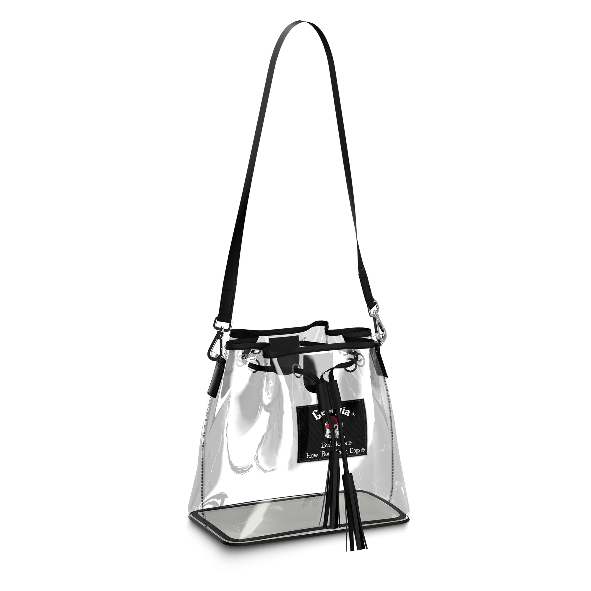 WEAR by Erin Andrews Georgia Bulldogs Clear Stadium Bucket Purse ...