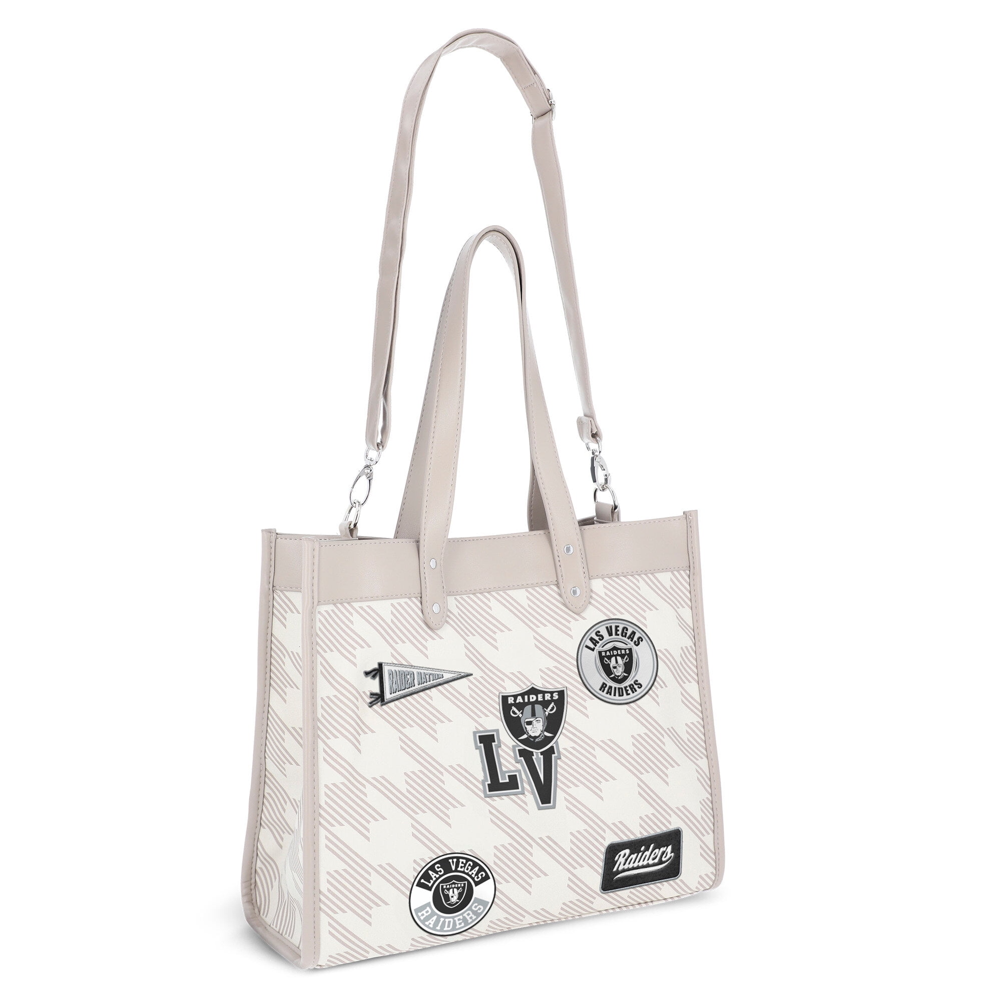 WEAR by Erin Andrews Las Vegas Raiders Patch Printed Tote Bag - Walmart.com