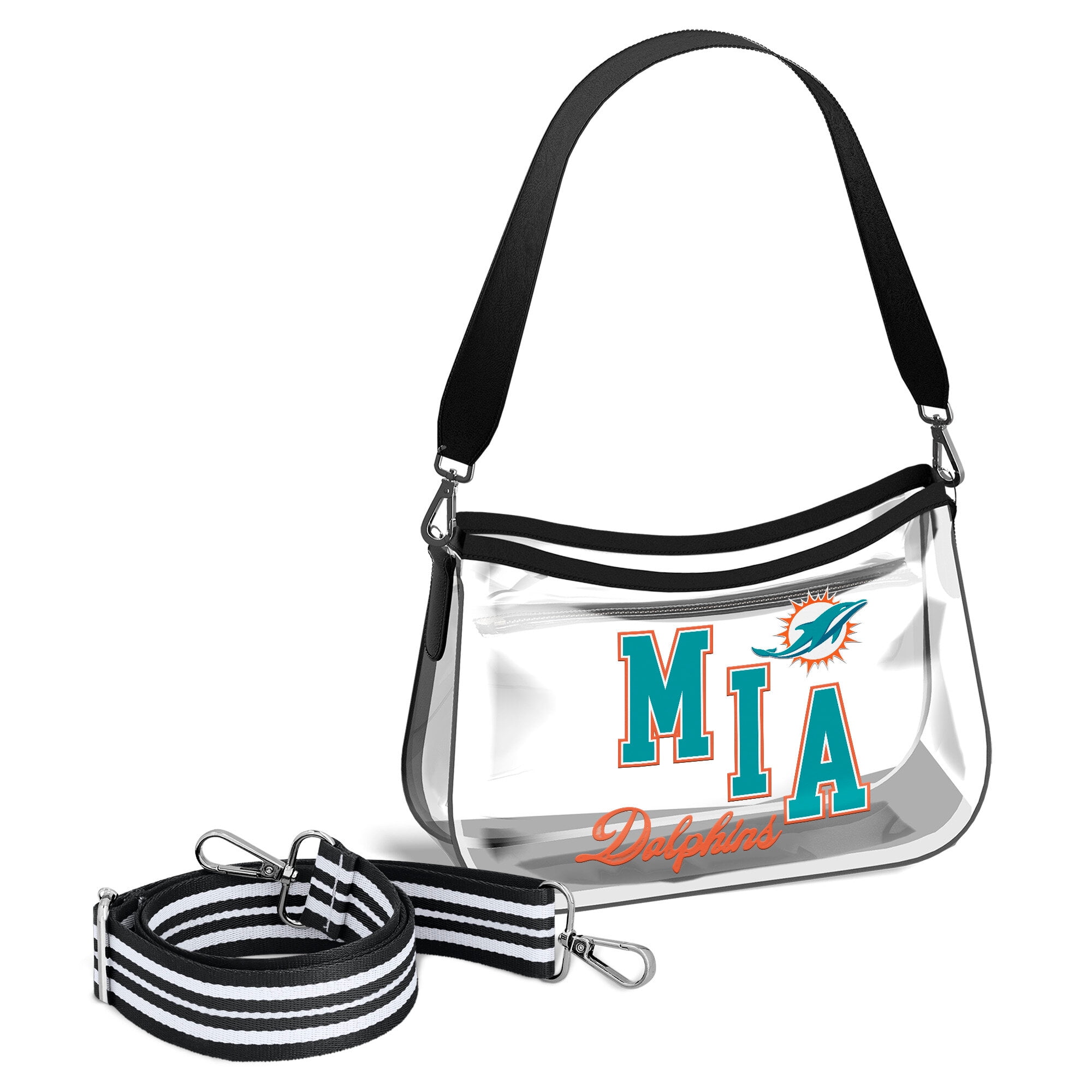 WEAR by Erin Andrews Miami Dolphins Clear Stadium Mini Purse - Walmart.com