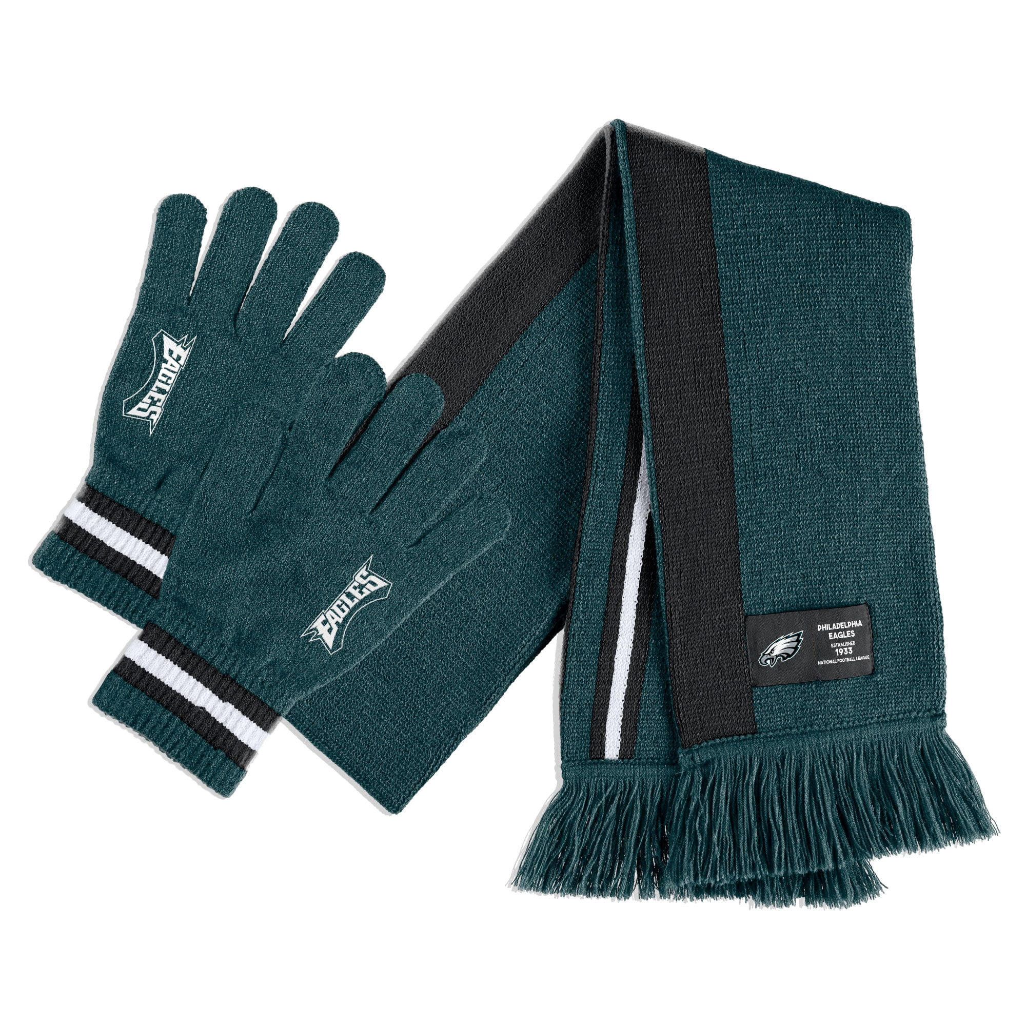 WEAR by Erin Andrews Philadelphia Eagles Scarf and Glove Set - Walmart.com