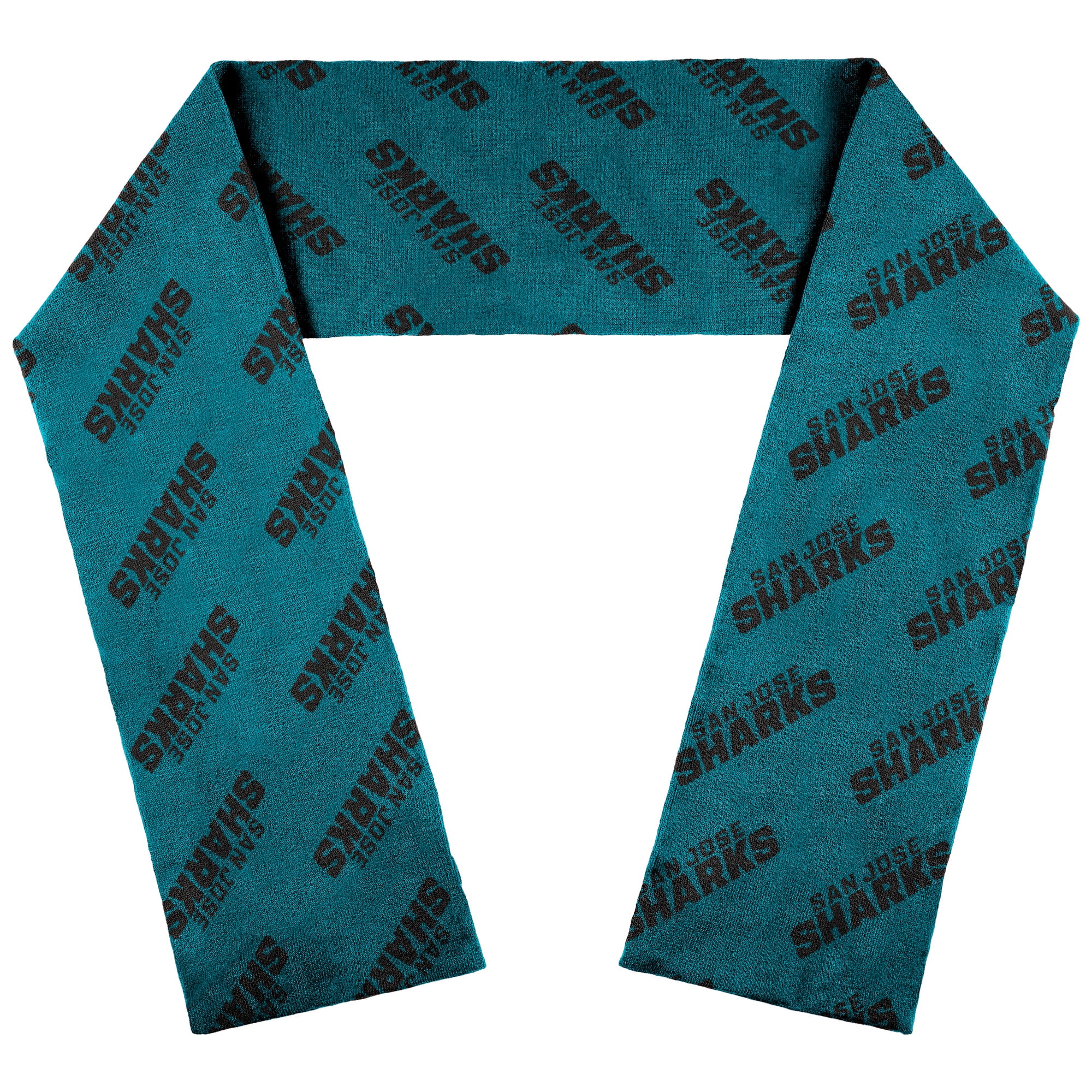 WEAR by Erin Andrews San Jose Sharks Team Wordmark Scarf - Walmart.com