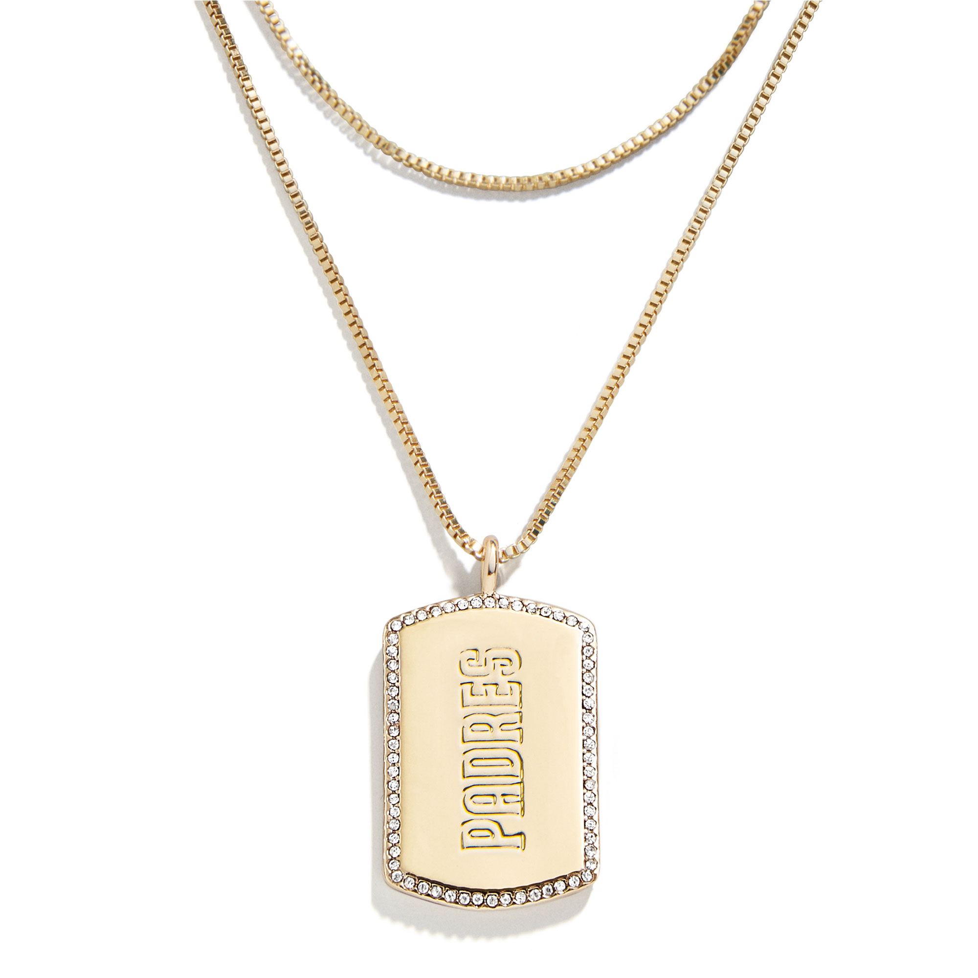 WEAR by Erin Andrews x Baublebar San Diego Padres Dog Tag Necklace ...