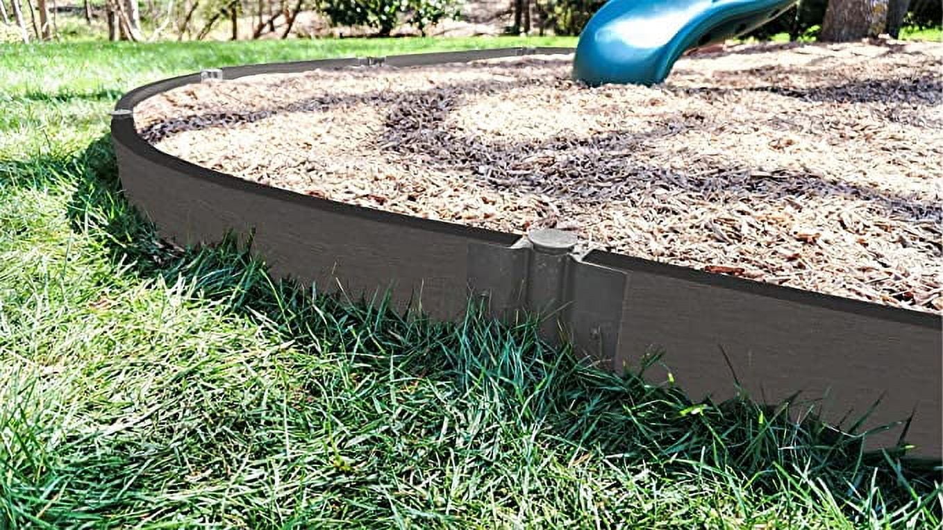 WEATHERED 2" 64' curved playground border kit - 16CT, 8AJ - Walmart.com