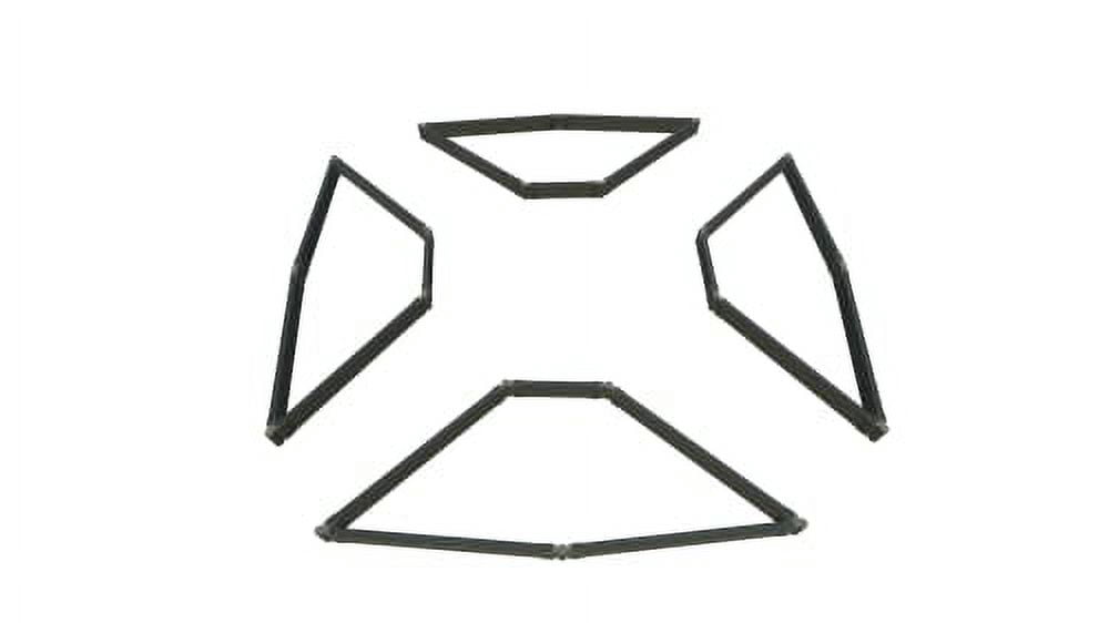 WEATHERED 2" TOOL FREE:GARDEN RAISED BED (4-SIDED TRIANGLE) - Walmart.com