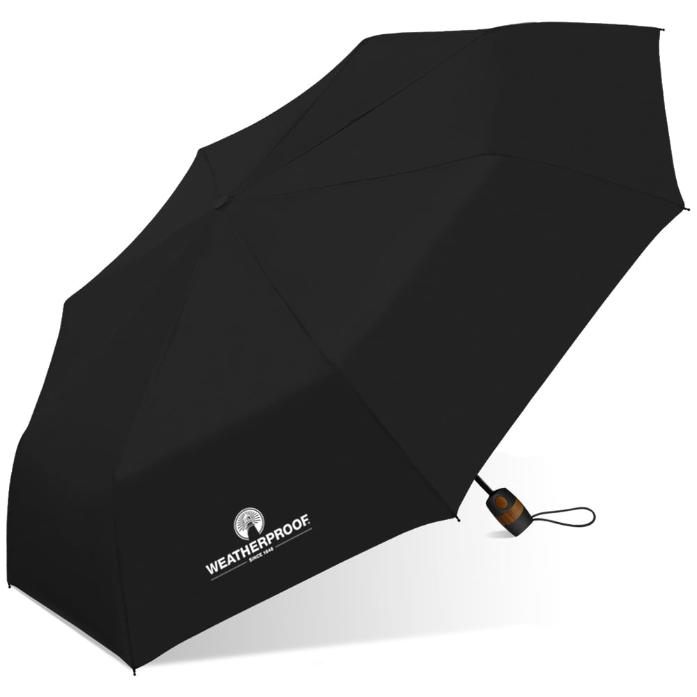 WEATHERPROOF Automatic Open Super Mini Umbrella, Single Person, Compact ...