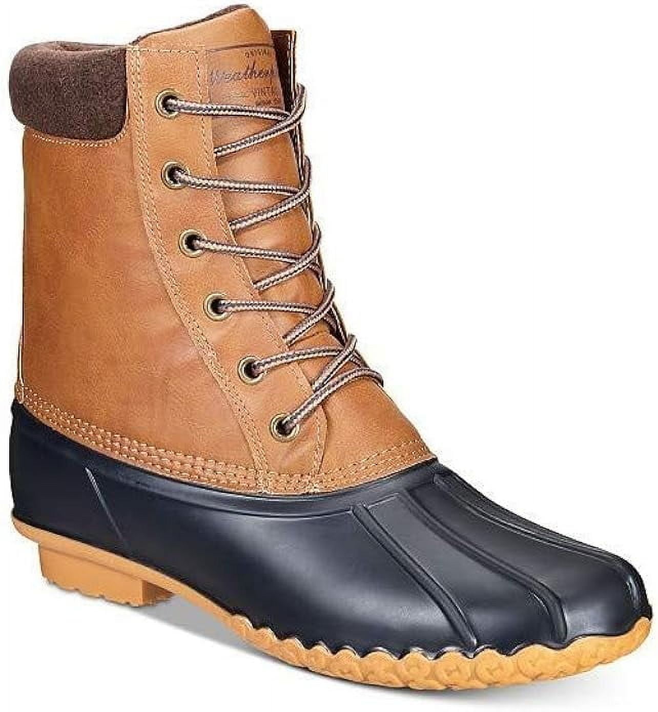 WEATHERPROOF VINTAGE Men Waterproof Boots Adam || Round Toe Duck Boots ...