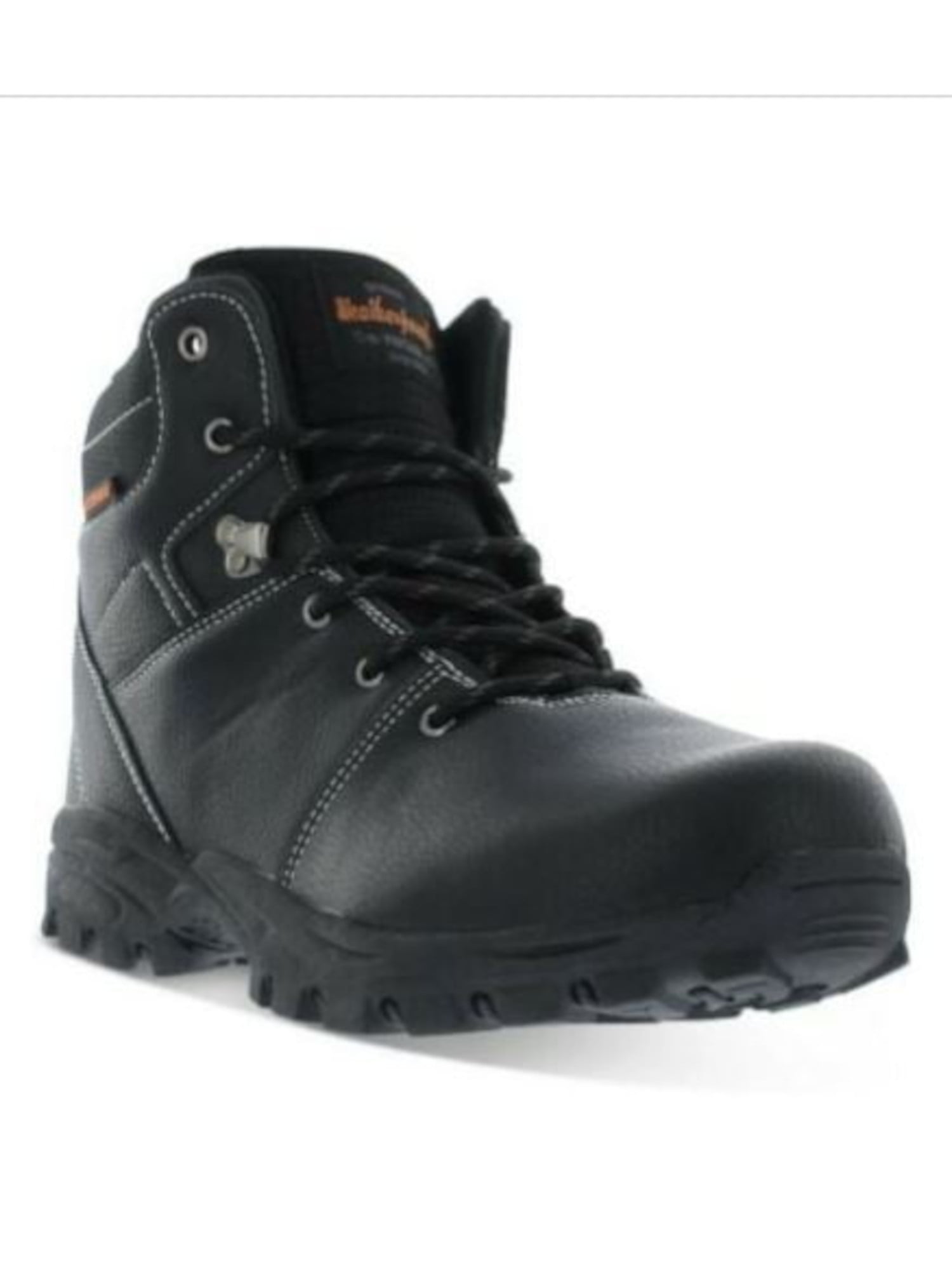 WEATHERPROOF VINTAGE Mens Black Mixed Media Padded Water Resistant ...