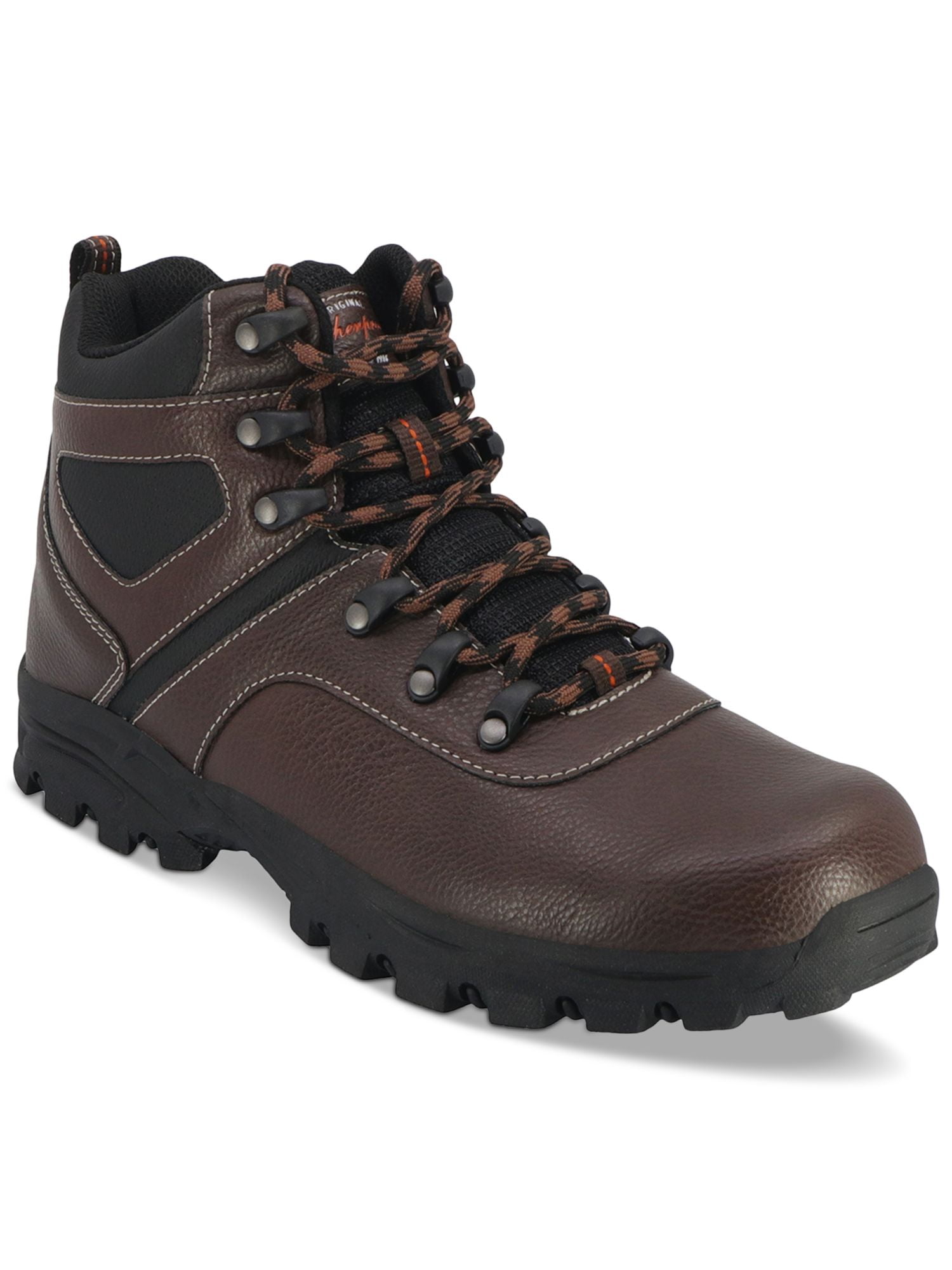 WEATHERPROOF VINTAGE Mens Brown Pull Tab 1 Platform Lug Sole Padded ...