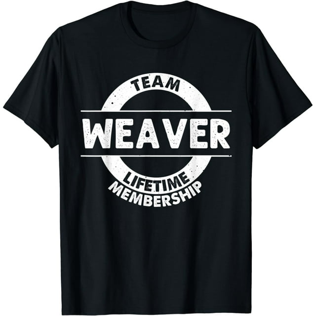 WEAVER Gift Funny Surname Family Tree Birthday Reunion Idea T-Shirt ...
