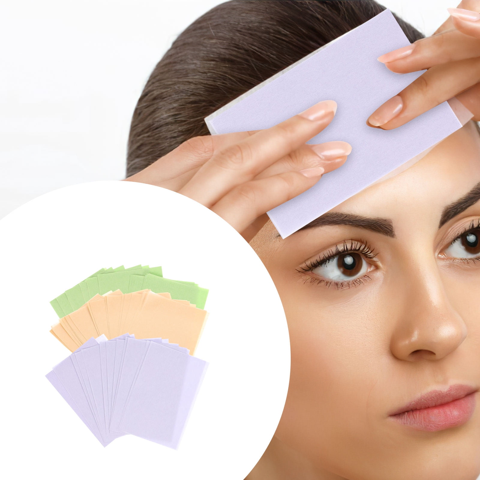 WEAVILUX 1 Set Blotting Paper for Oily Skin Chamomile Scented .54x2.36in Size for Face Cleaning ...