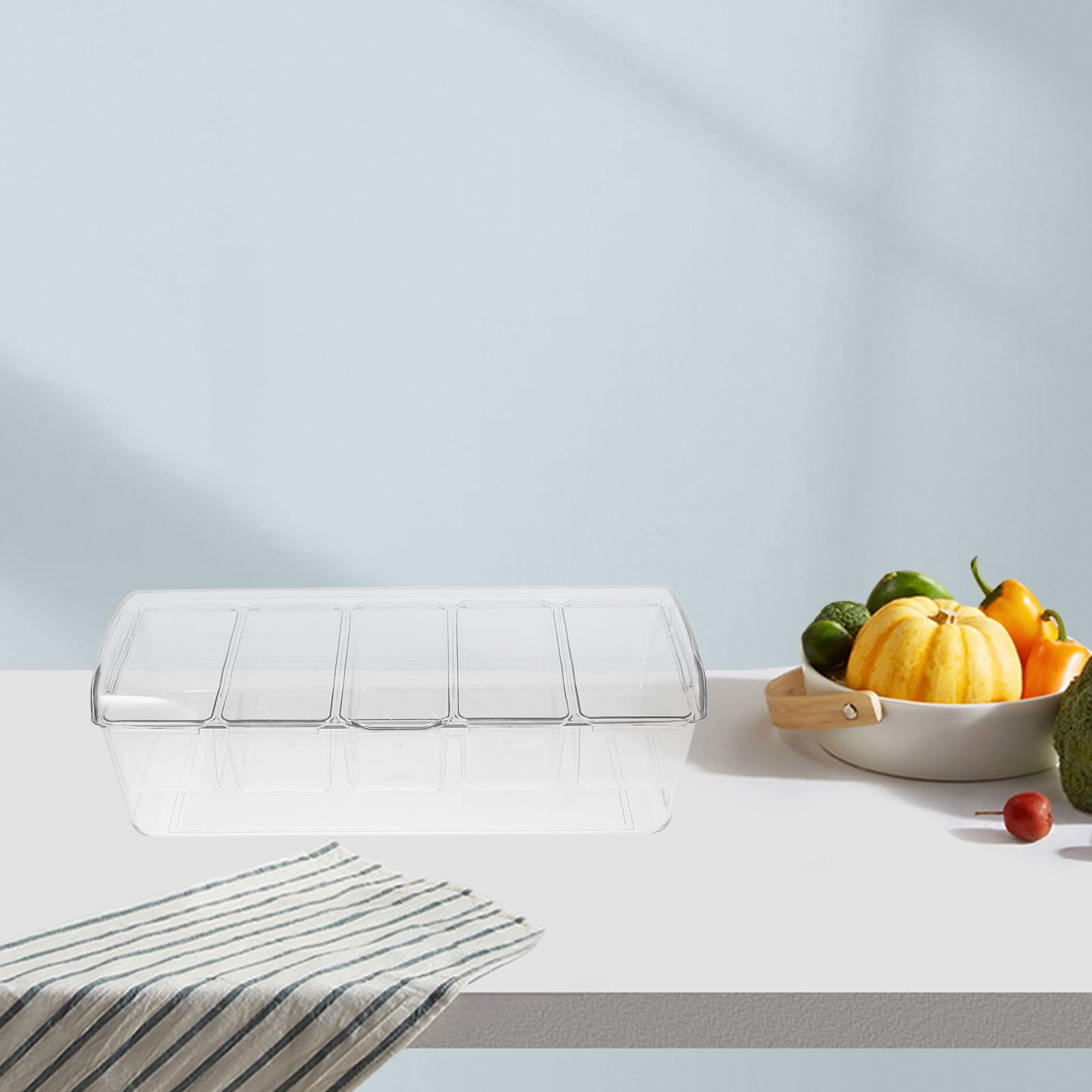 WEAVILUX 1 Set Chilled Box Transparent Pet Material For Ice Chilling ...