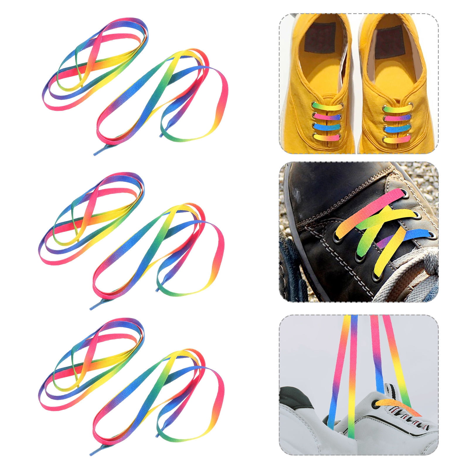 WEAVILUX 10 Pairs DIY Projects Packaging Decoration Shoestrings ...