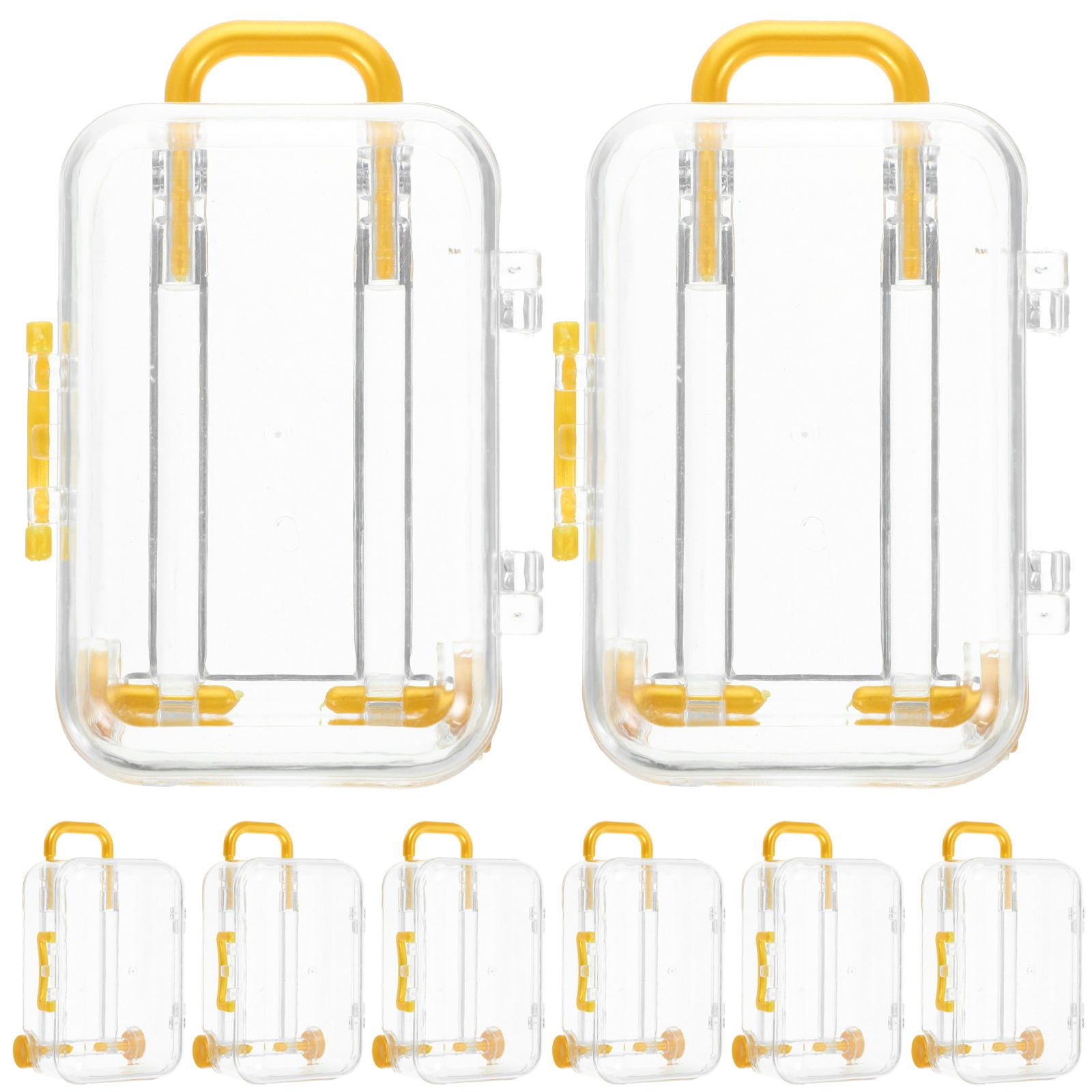 WEAVILUX 12Pcs Mini Suitcase Candy Box for Wedding and Ceremony Party ...