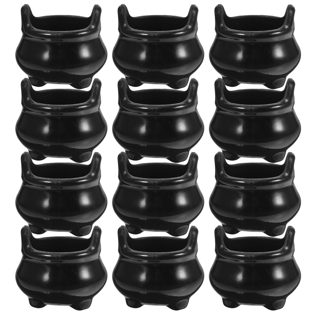 WEAVILUX 12Pcs Miniature Cauldron Pots Decoration Figurines In Doll ...