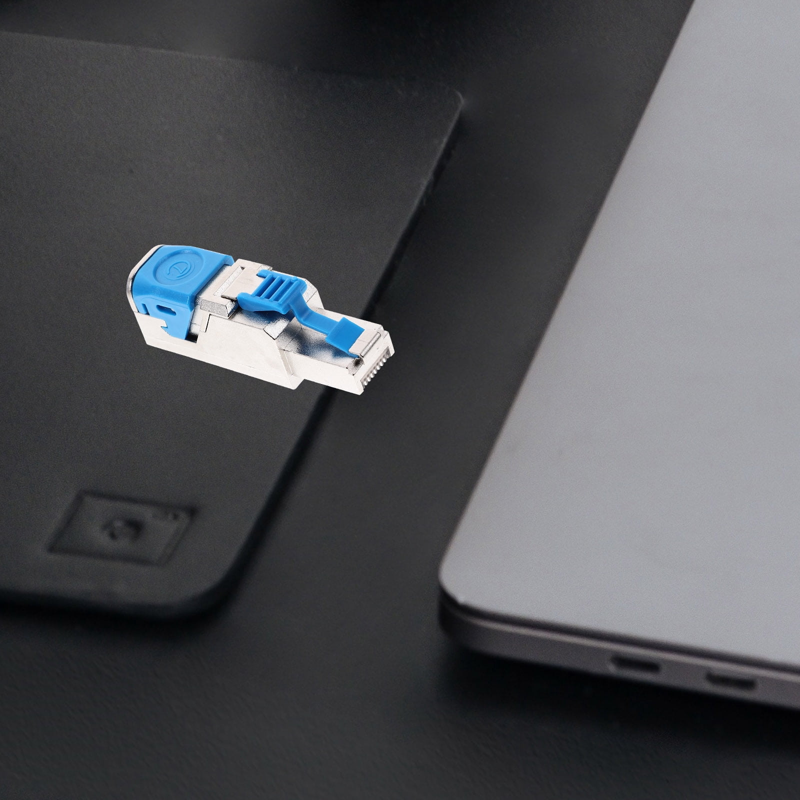 WEAVILUX 1Pack Bend-resistant Shielded Connector for Desktop Connection ...