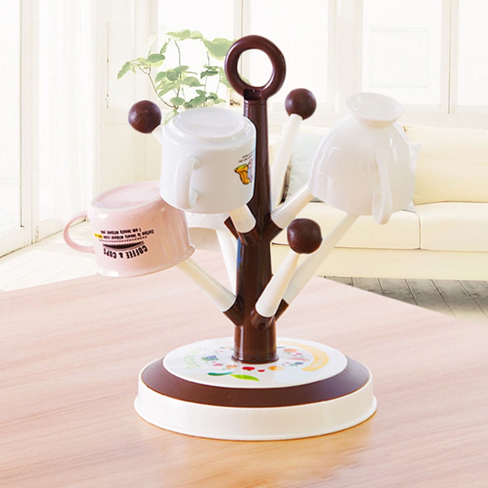 WEAVILUX 1Pack Coffee Mug Tree Drying Rack For Mugs Modern Design 12 ...