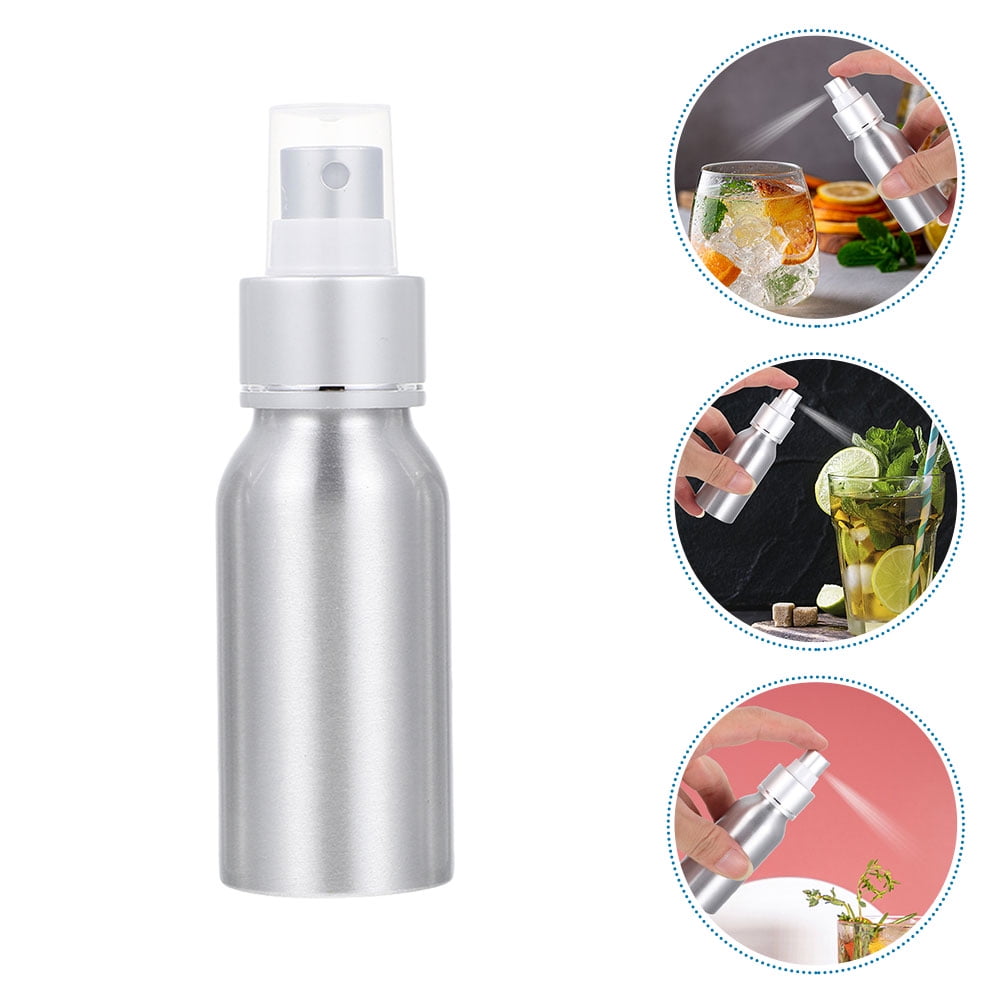 WEAVILUX Aluminum and PP Silver Cocktail Atomizer Bottle for Bitters ...