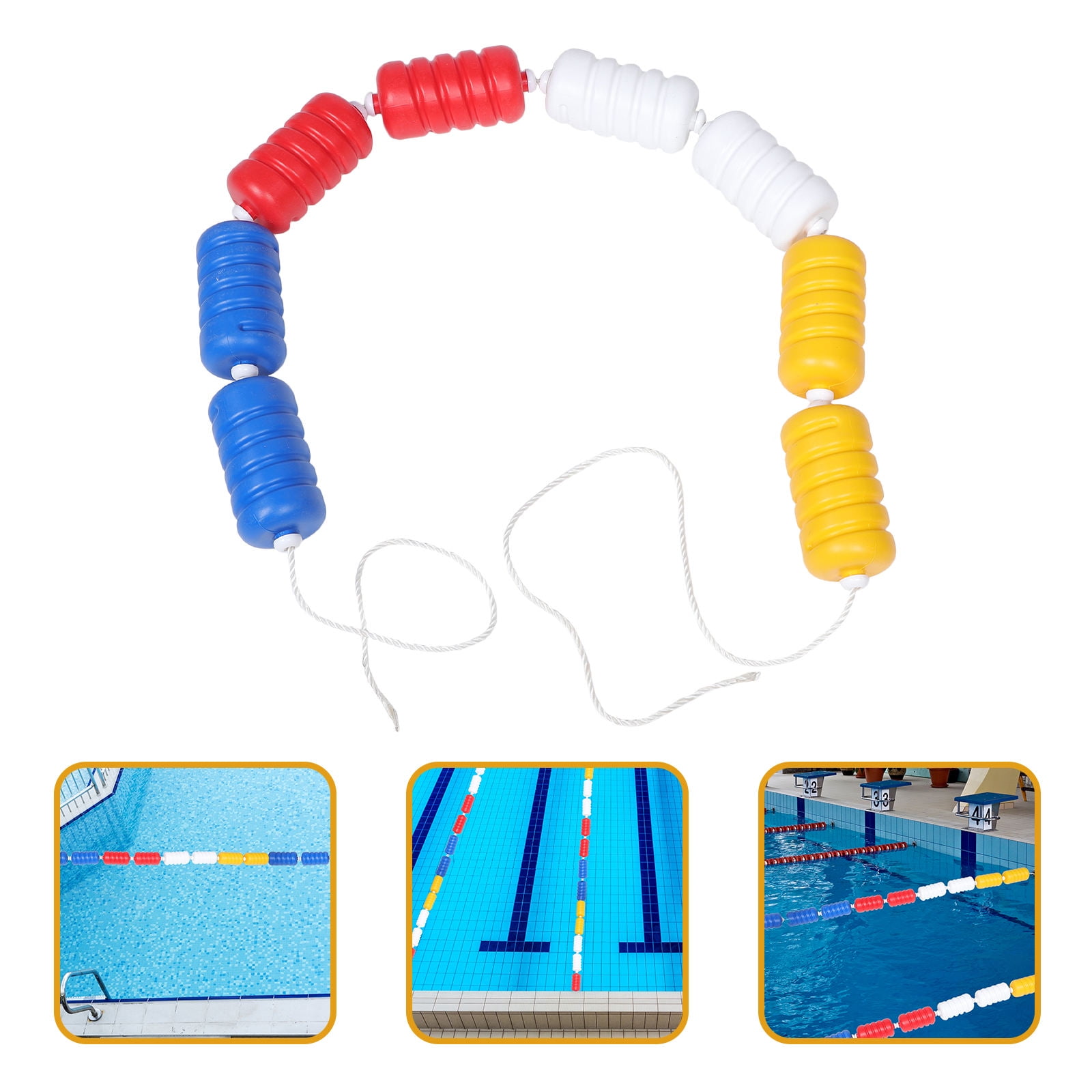 WEAVILUX Pool Float Dividing Line Swimming Pool Safety Float 1Set ...