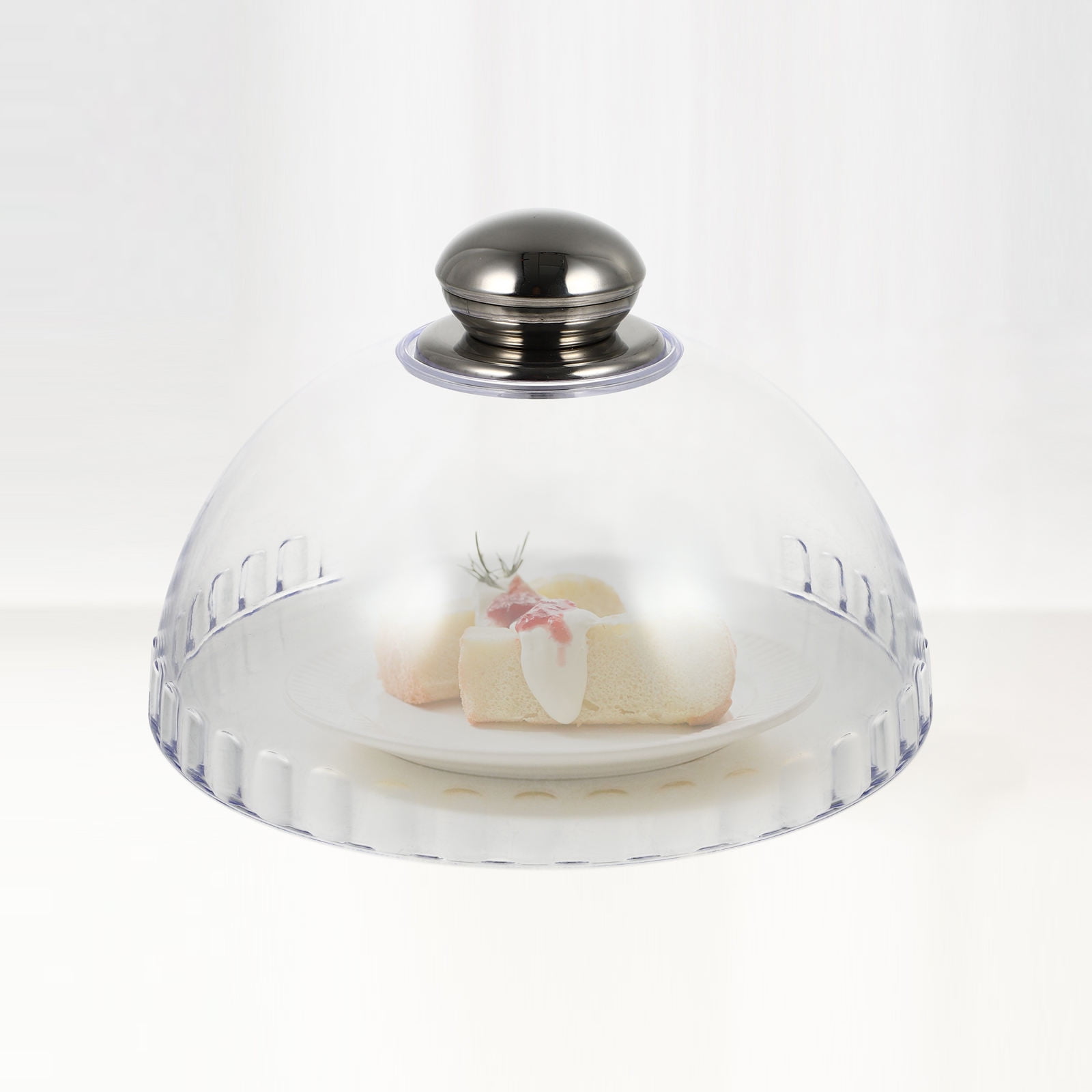 WEAVILUX Transparent Plastic Protective Cake Cover for Baked Goods 7.7× ...