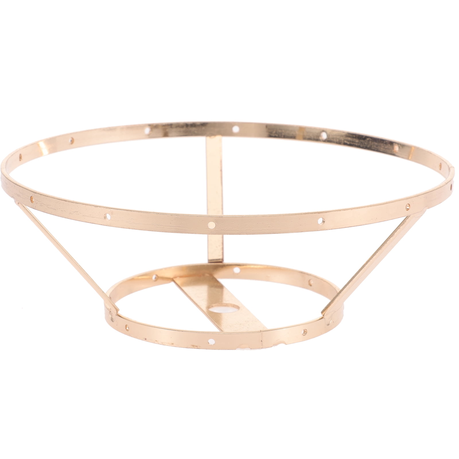 WEAVILUX Sturdy Golden Lamp Shade Rack Metal Frame Suitable for Various ...