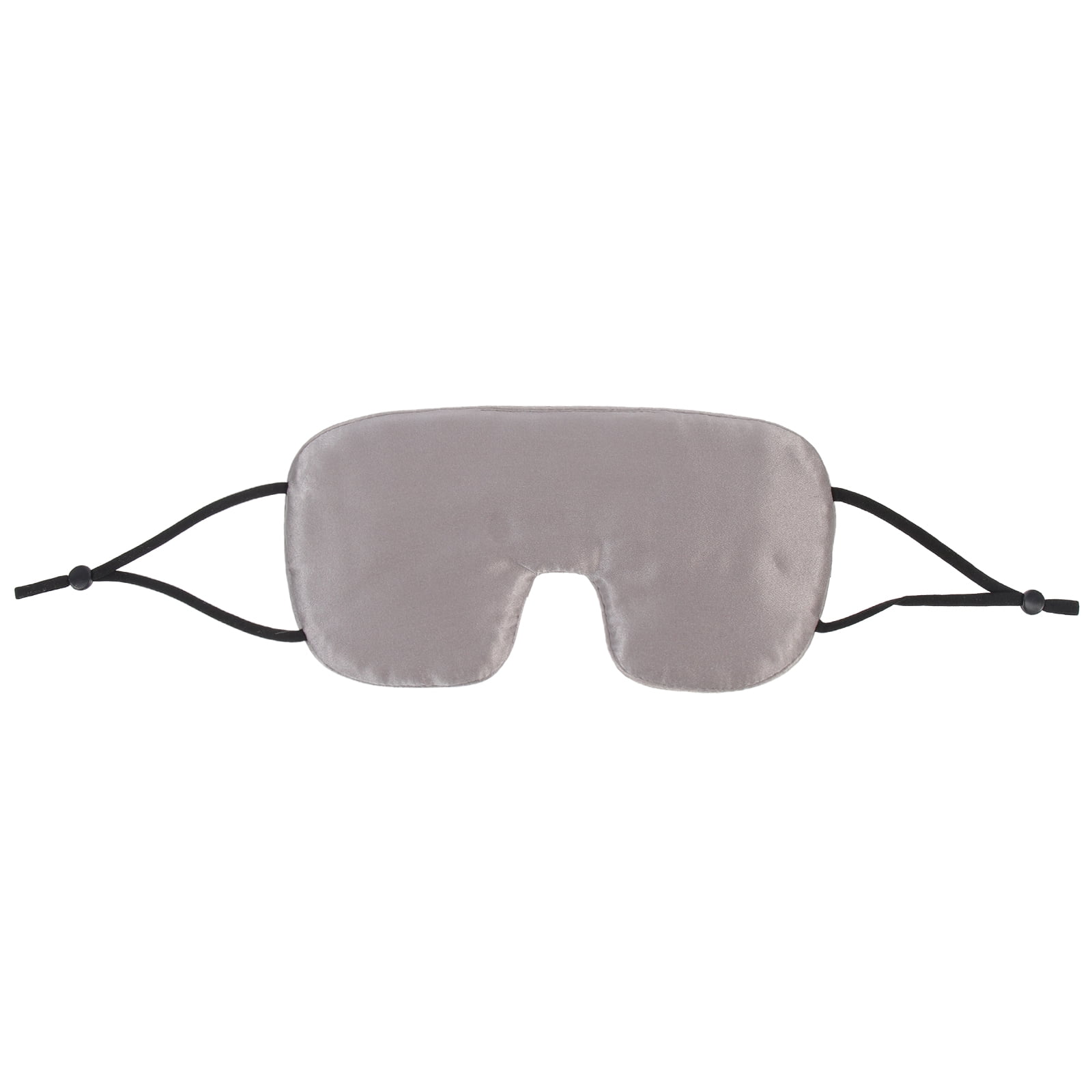 WEAVILUX 1Pcs Grey Eye Mask for Light Block with Silk and Oval Shape ...