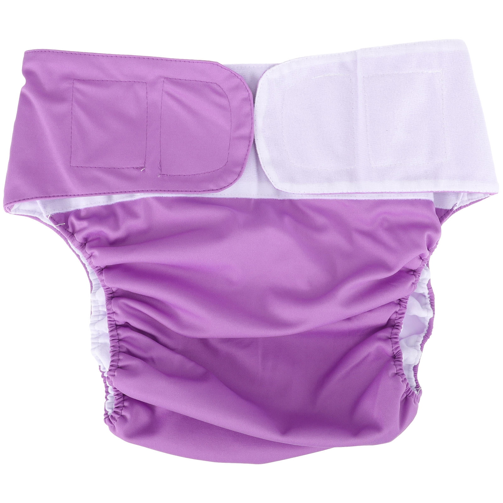 WEAVILUX 1Pcs Purple Polyester Reusable Urinal Pant For Elderly ...